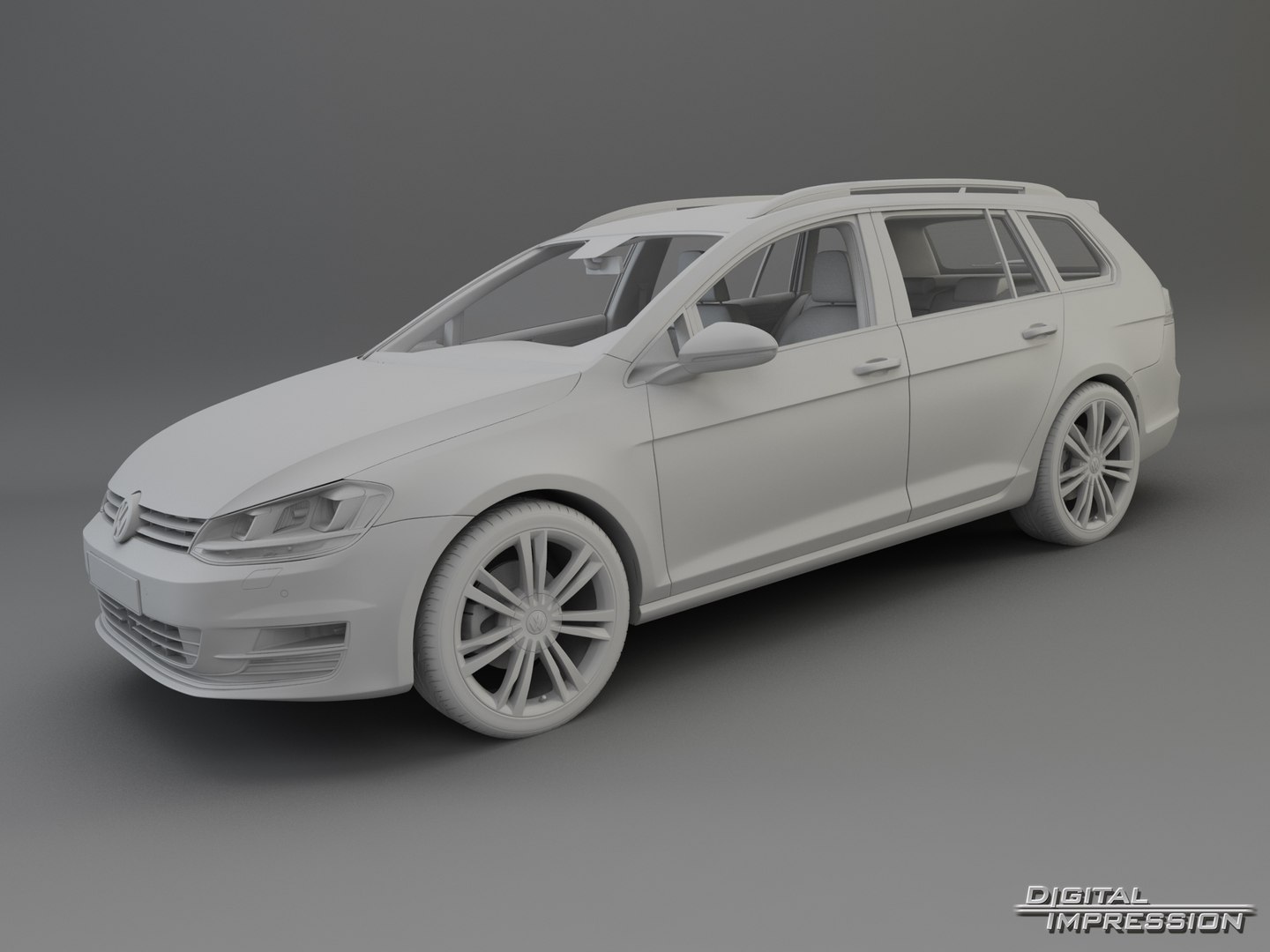 3d Golf 7 Model