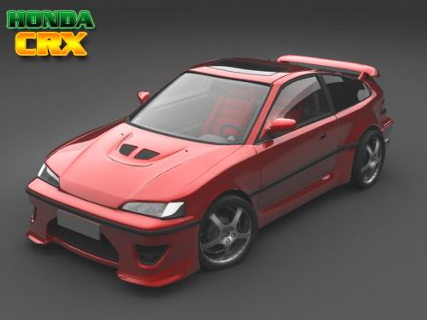 3d honda crx 1988 1991