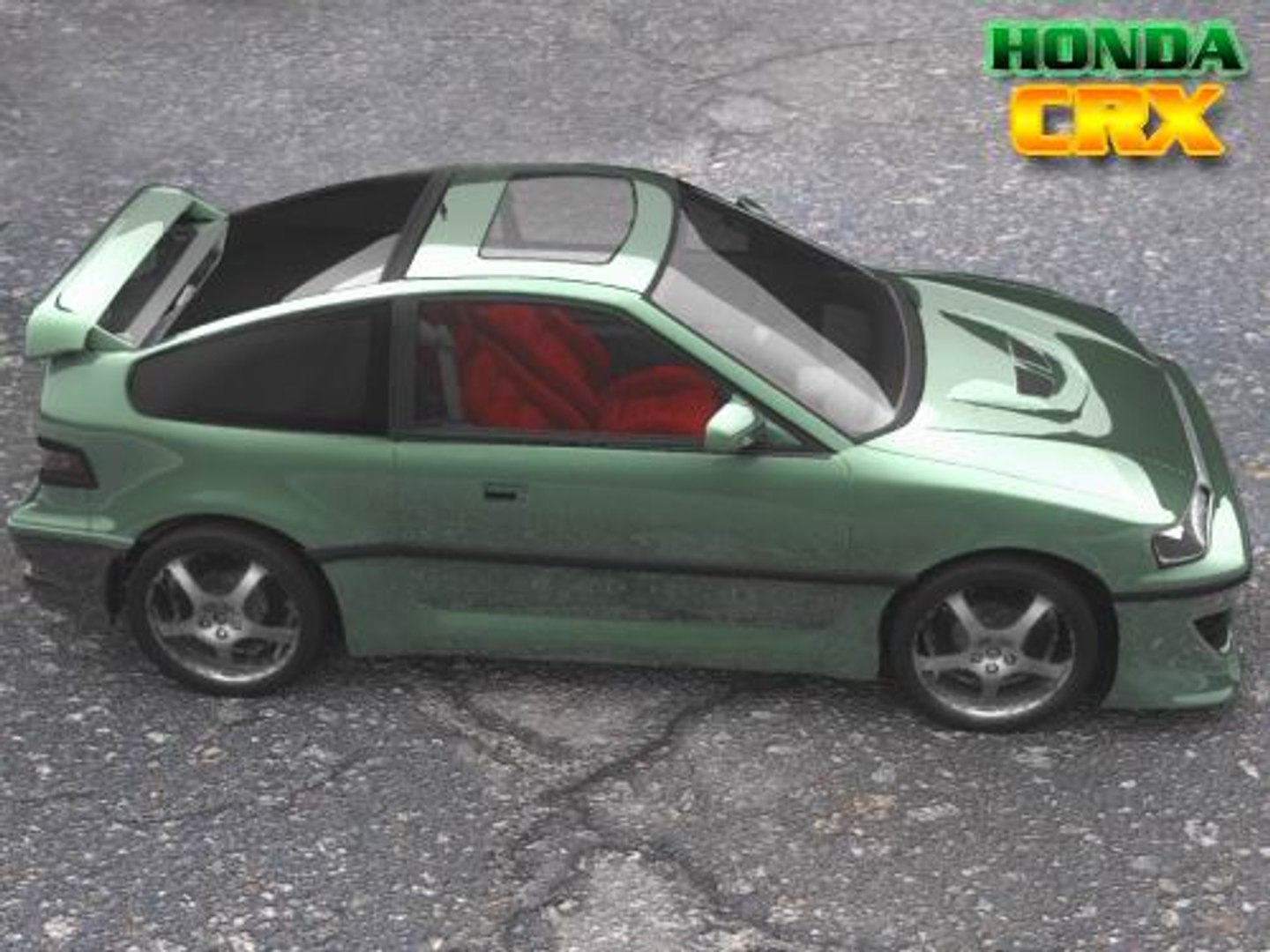 3d honda crx 1988 1991
