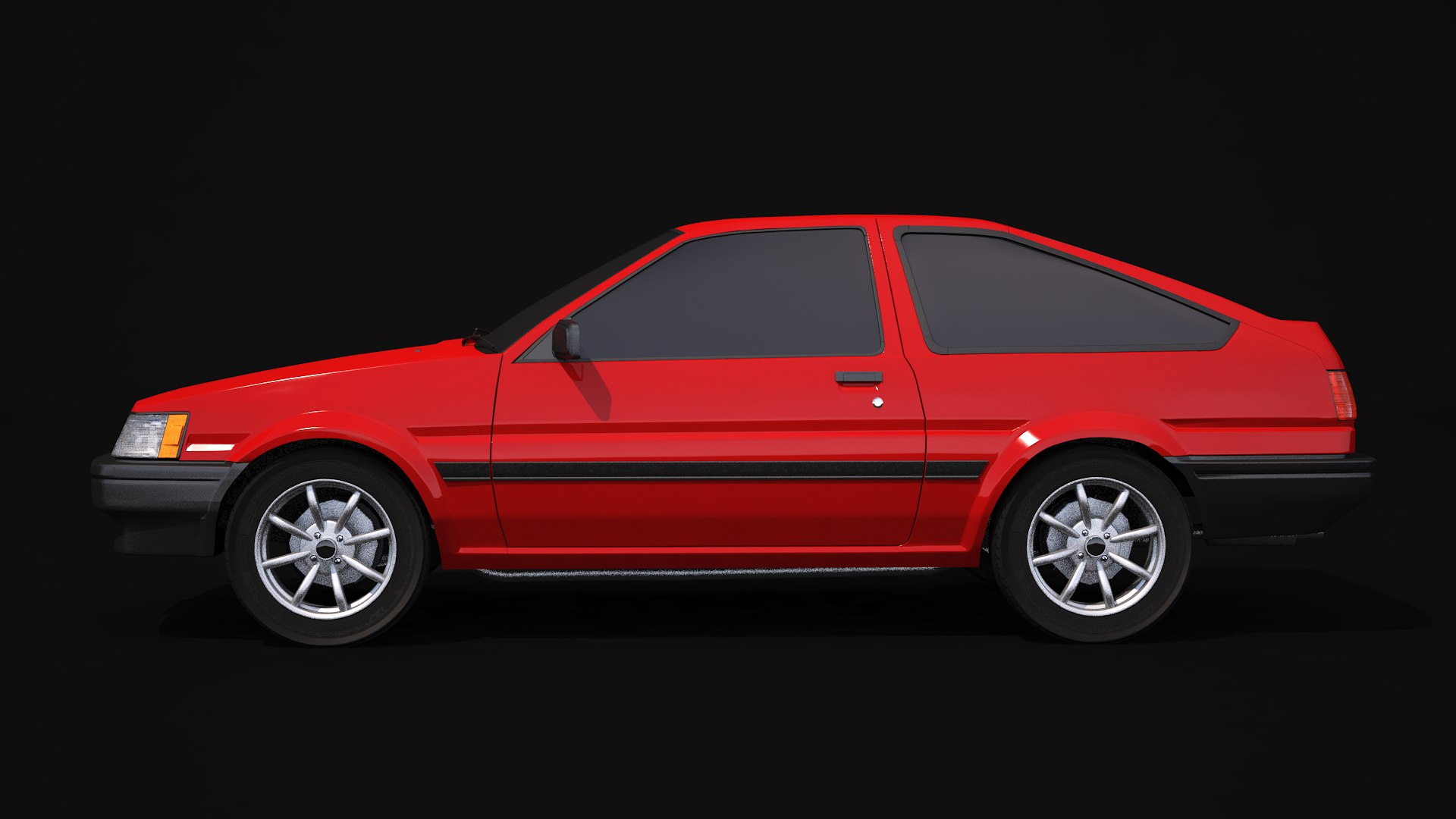 Toyota Ae86 Levin - 3D - TurboSquid 1502063