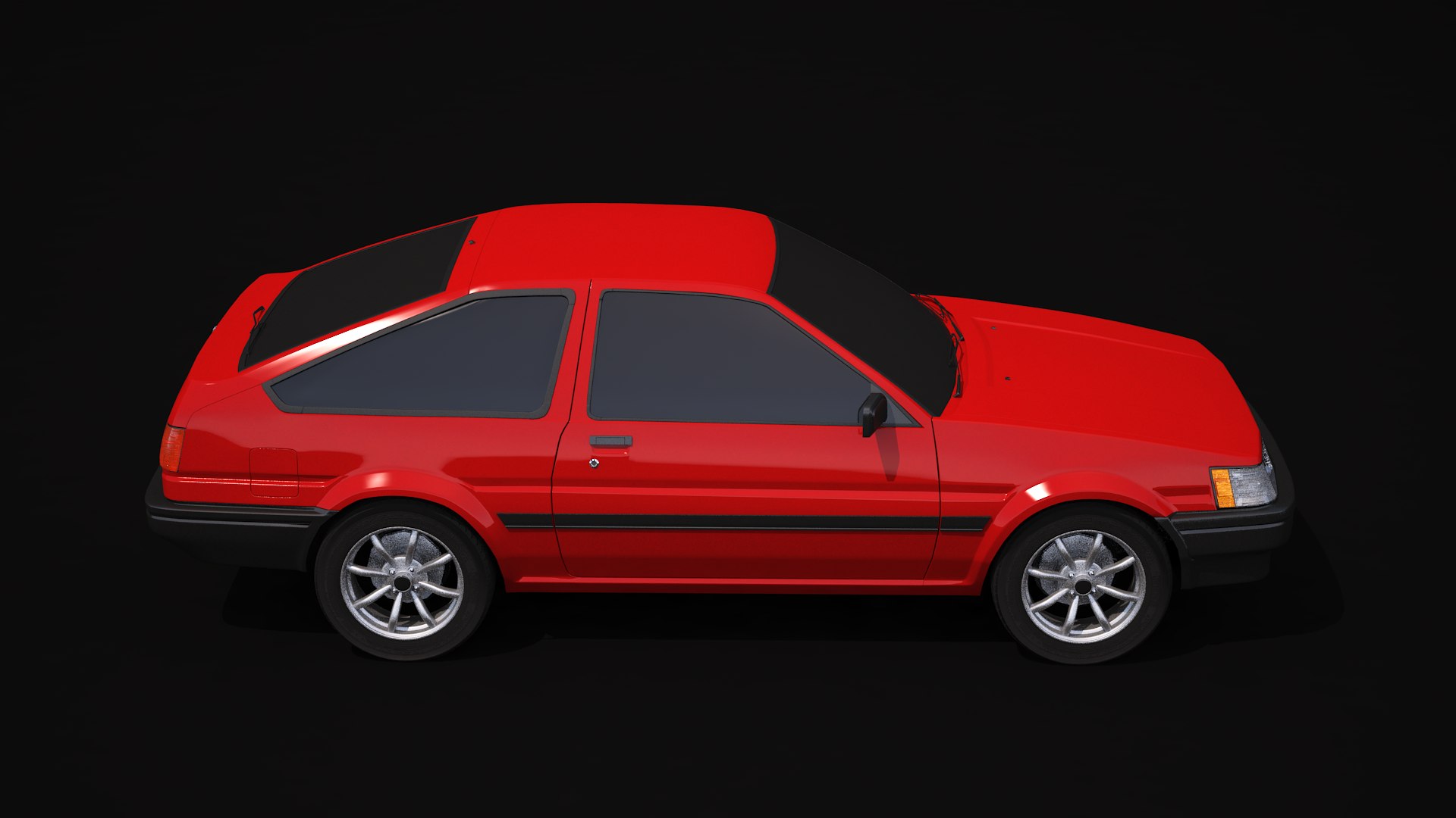 Toyota Ae86 Levin - 3D - TurboSquid 1502063