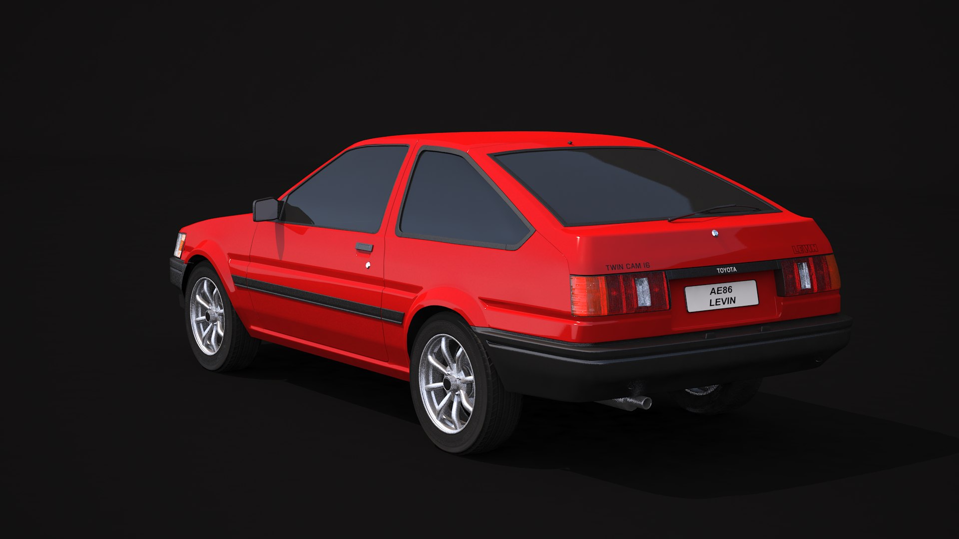 Toyota Ae86 Levin - 3D - TurboSquid 1502063