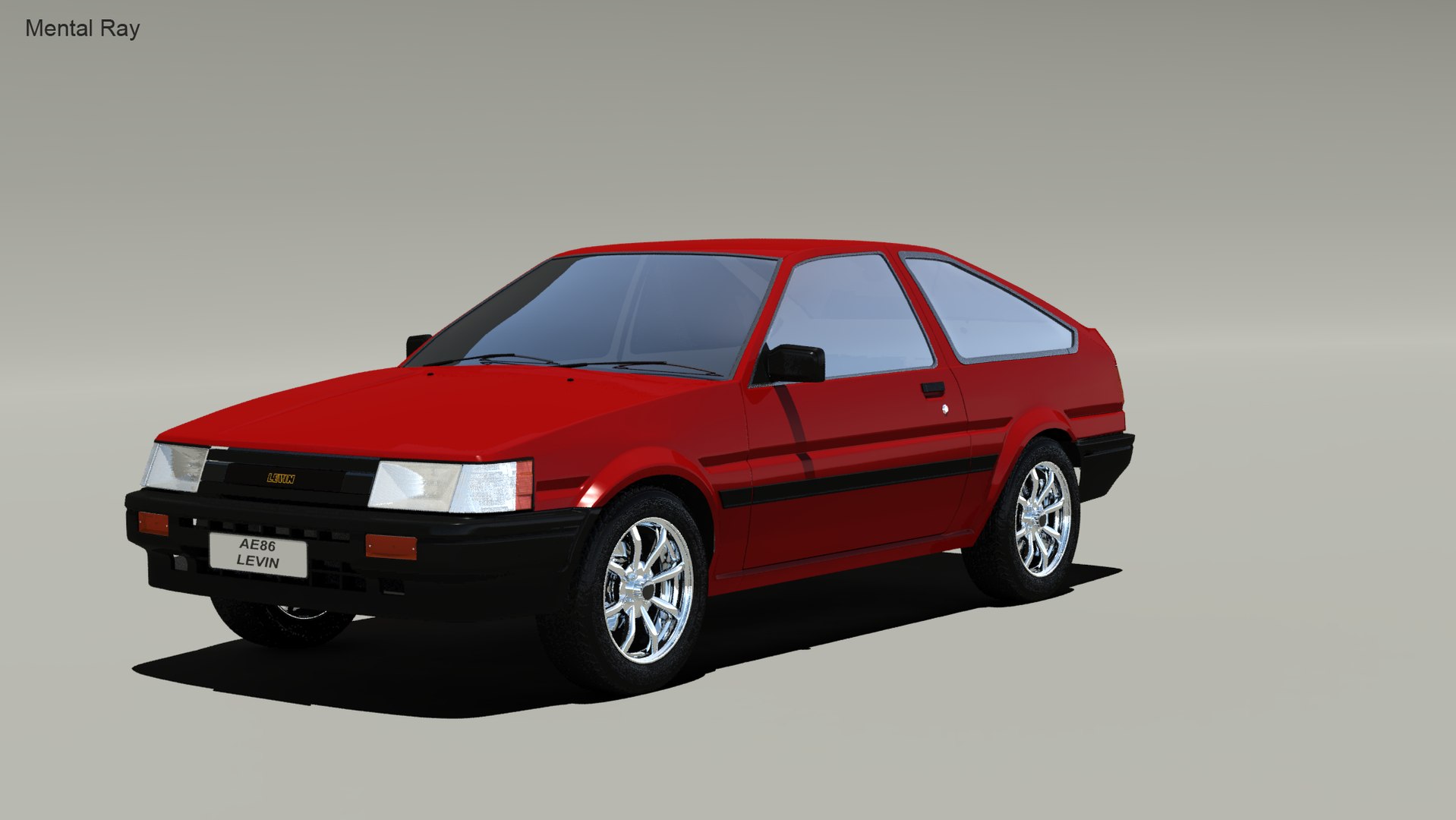 Toyota Ae86 Levin - 3D - TurboSquid 1502063