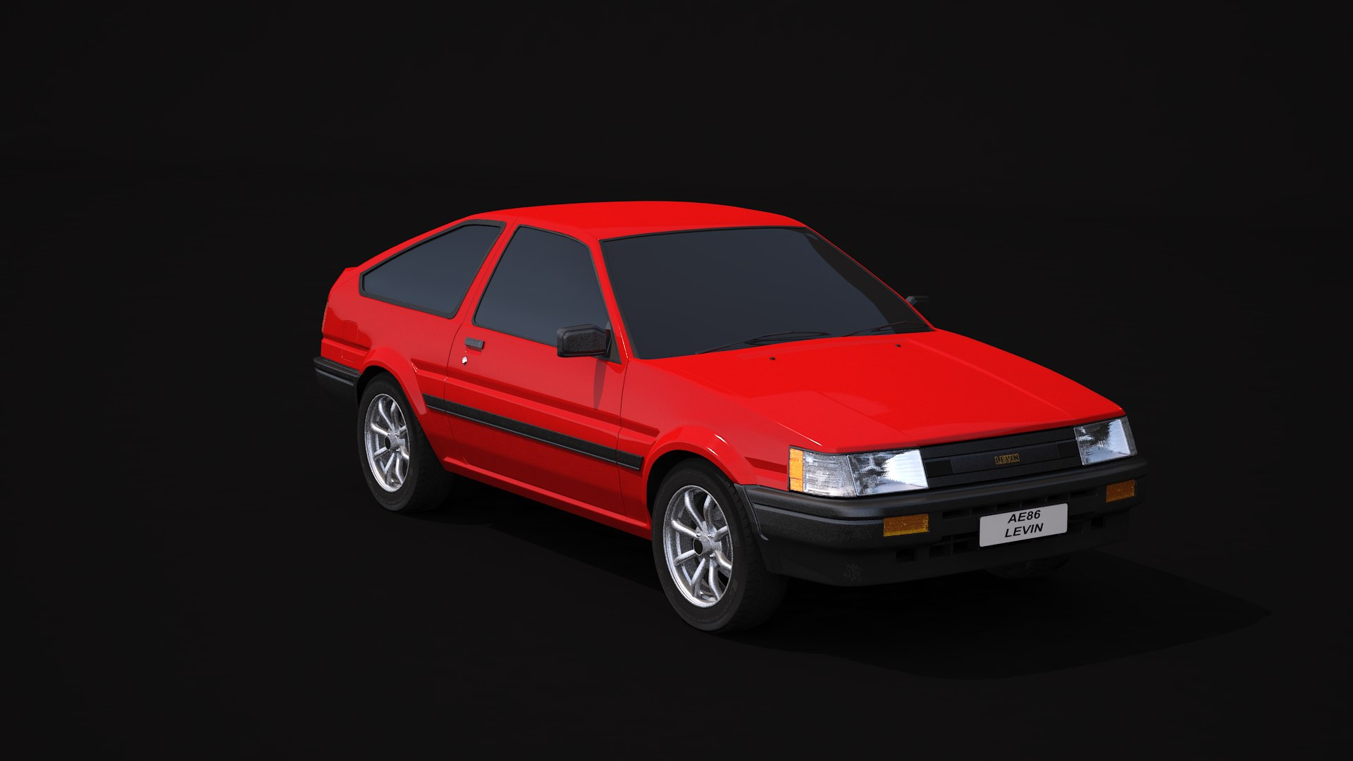 Toyota Ae86 Levin - 3D - TurboSquid 1502063