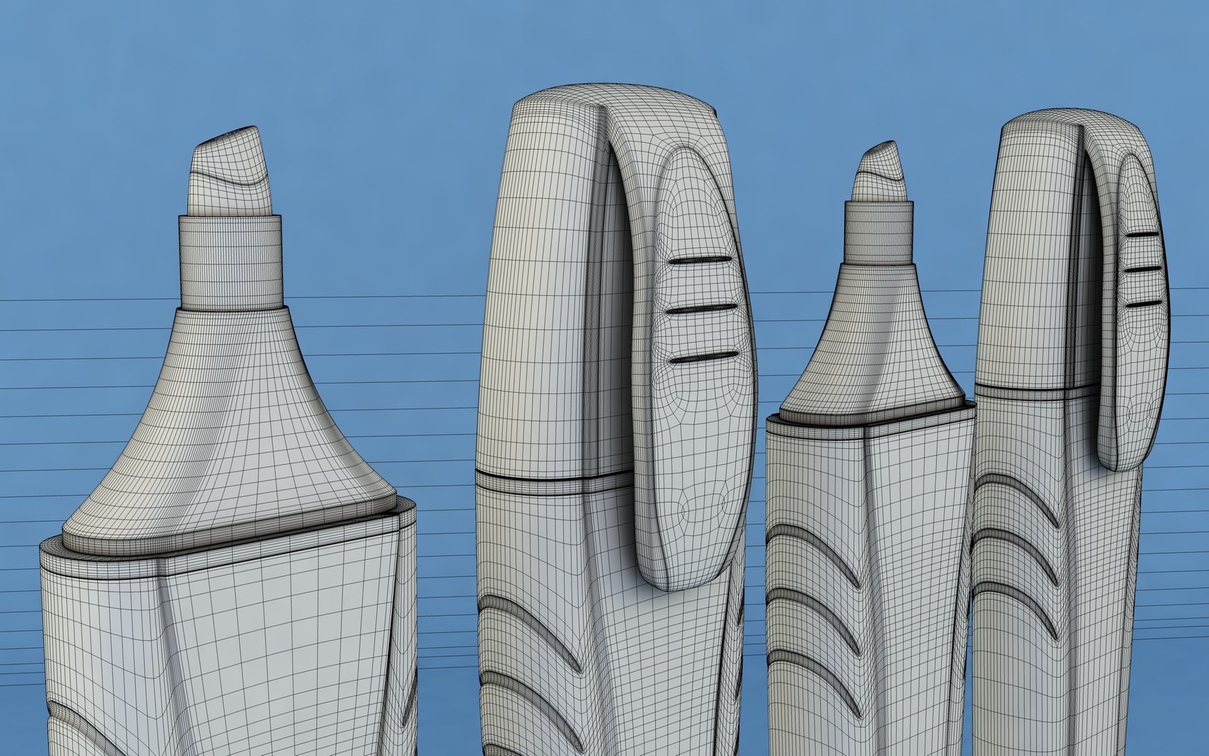 Markers colors 3D model - TurboSquid 1230666