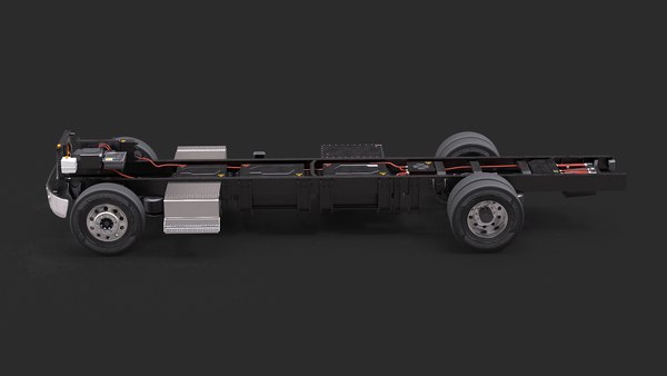 modelo 3d Full Electric Truck Chassis - TurboSquid 2056170