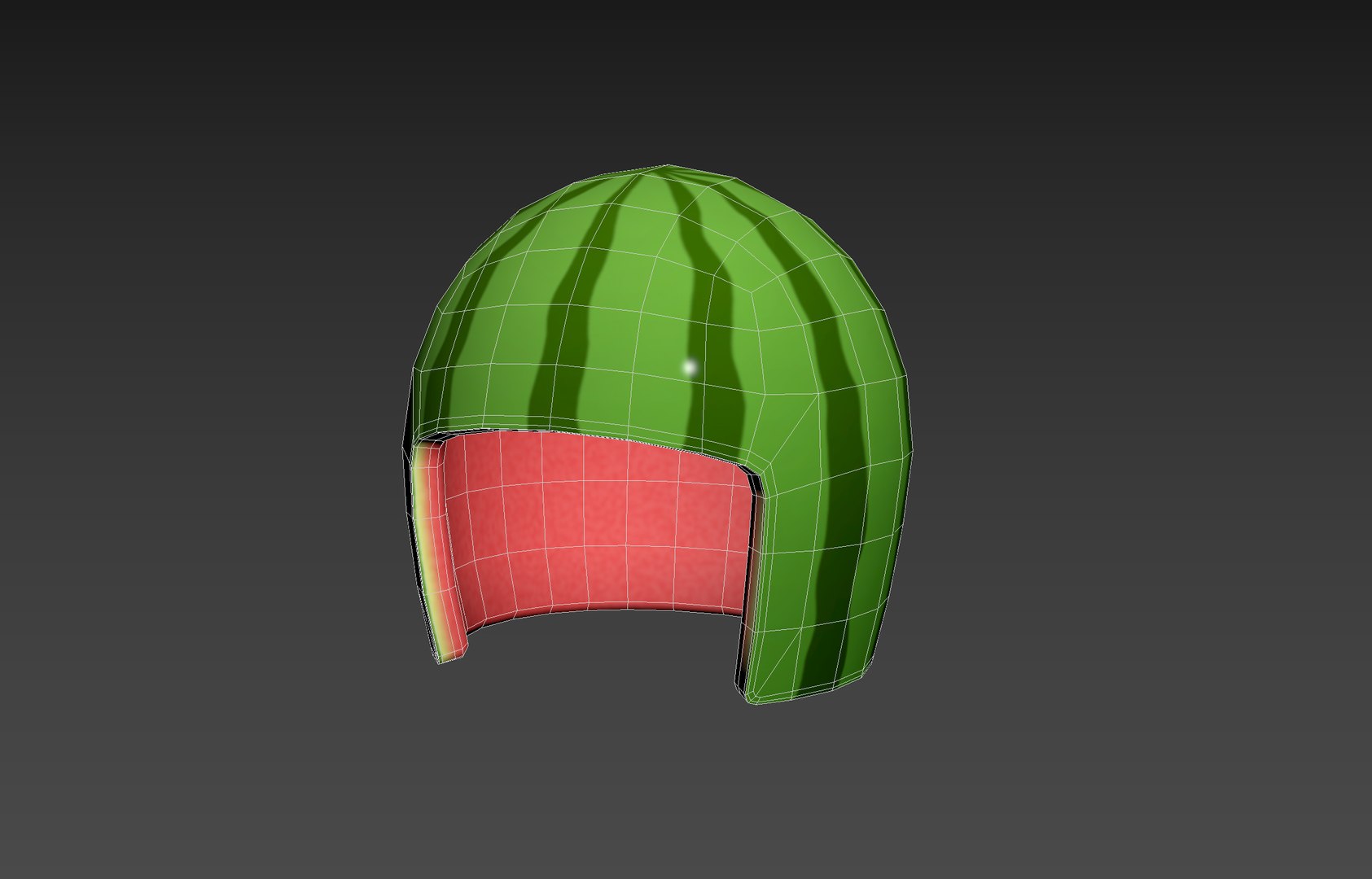 Watermelon Helmet 3D Model - TurboSquid 1774141