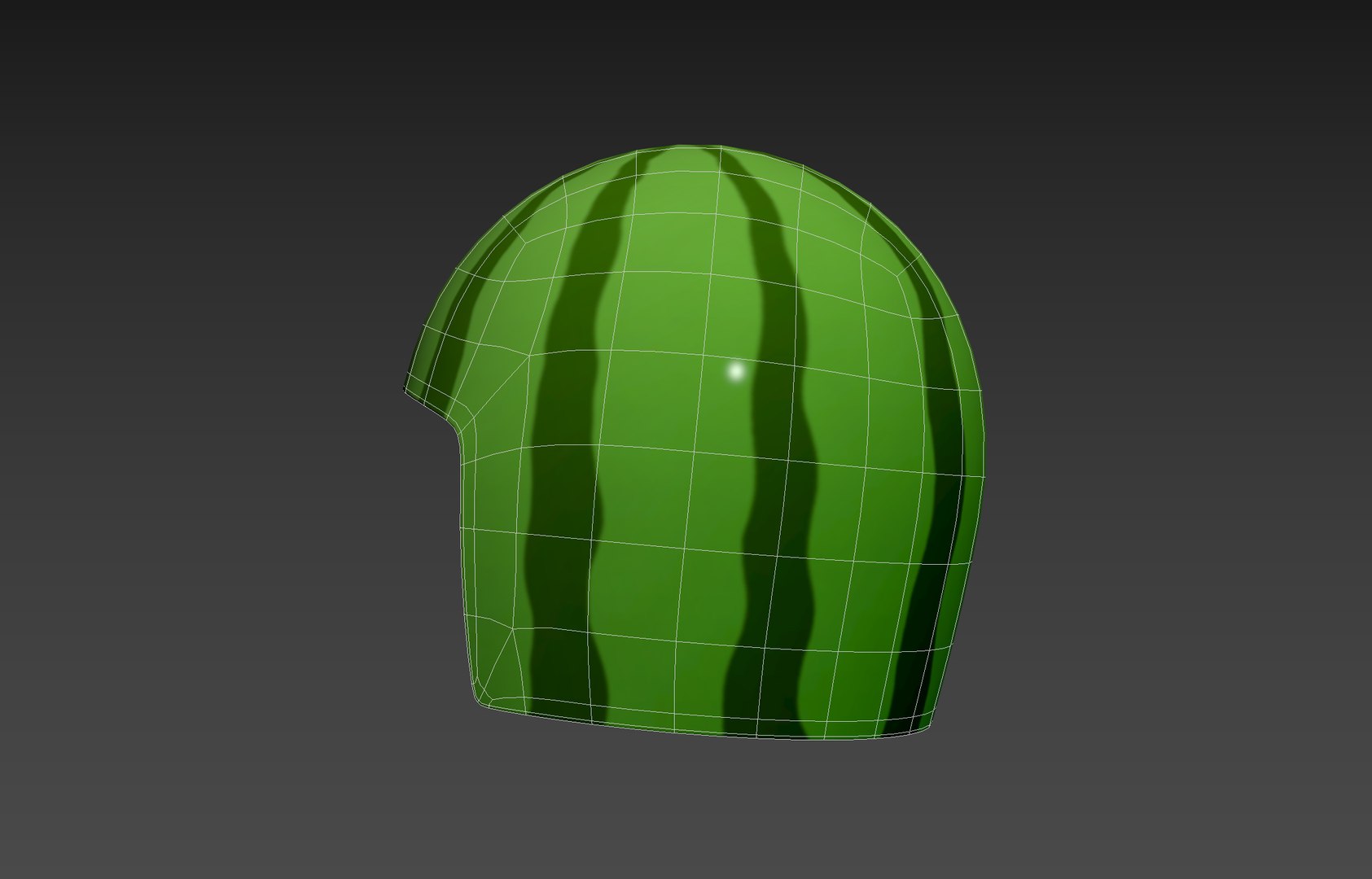 Watermelon Helmet 3D model - TurboSquid 1774141
