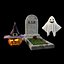 3D Halloween Pack 4 Items Model - TurboSquid 1214206