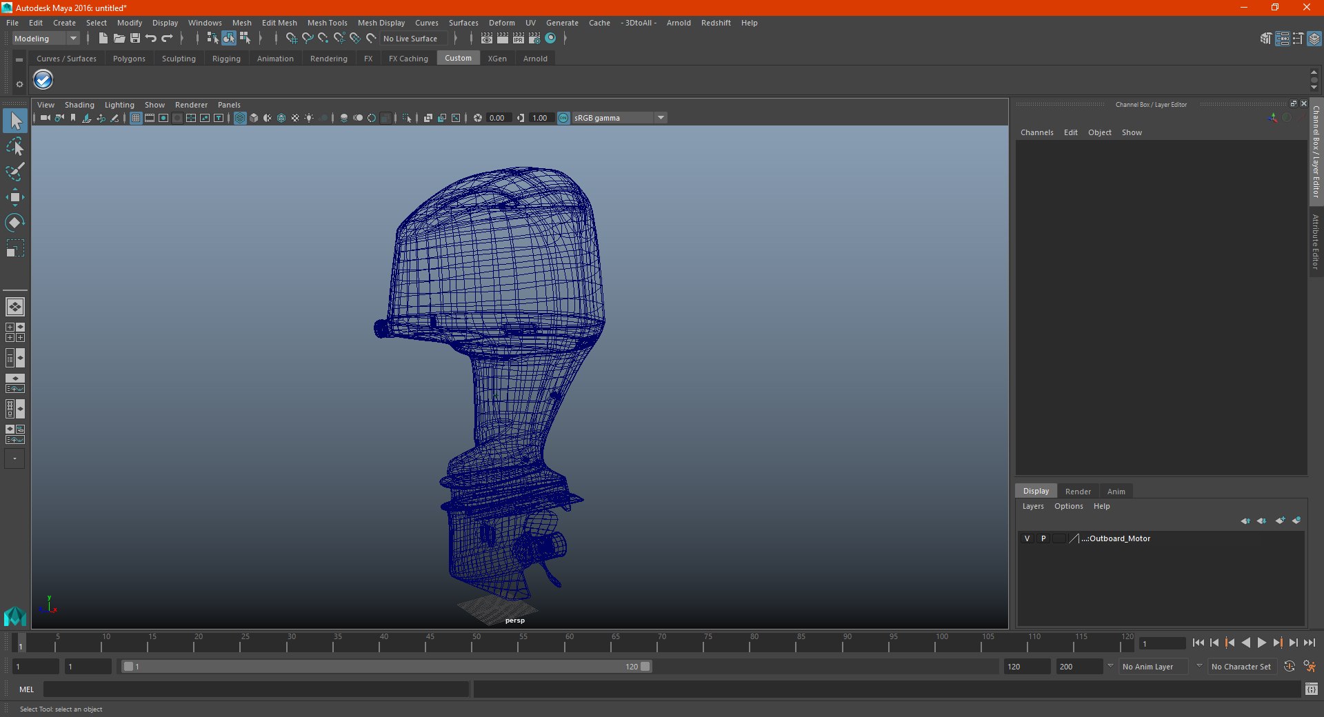 3D model outboard motor - TurboSquid 1577209