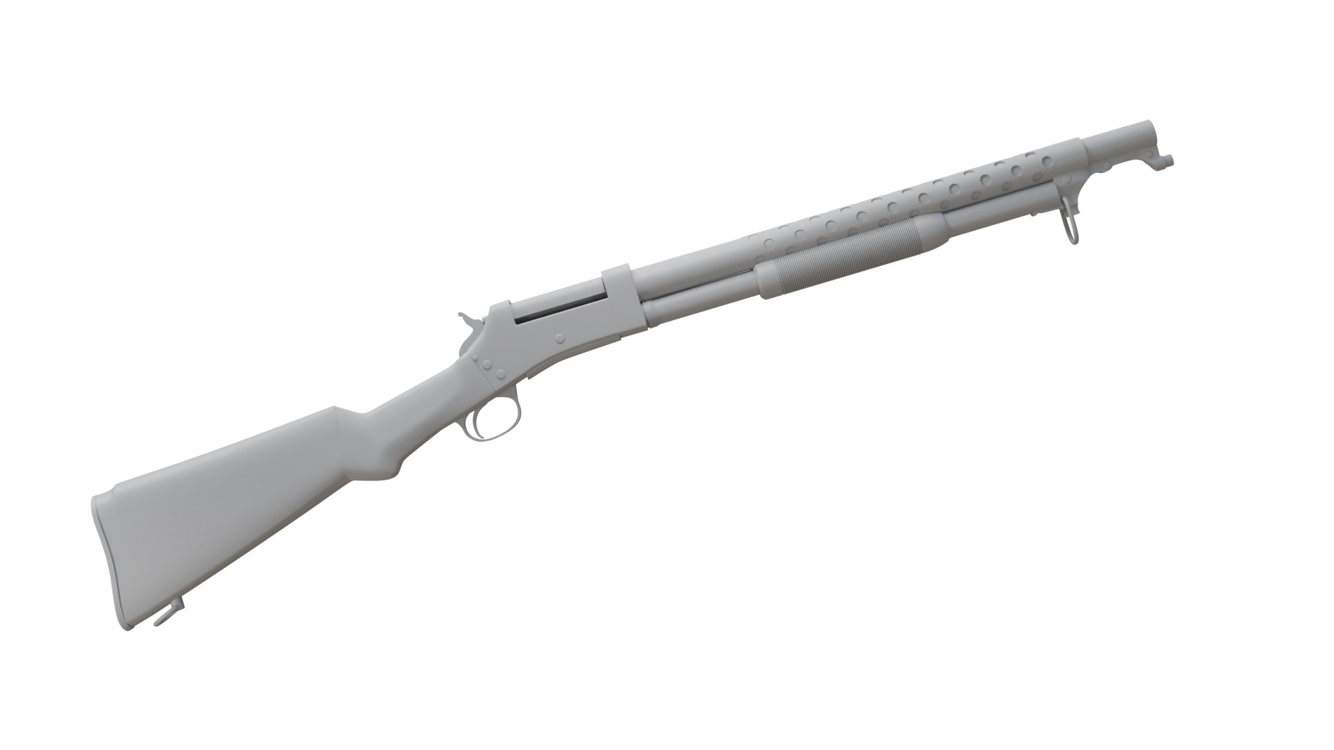 Shotgun 3D Model - TurboSquid 1868054