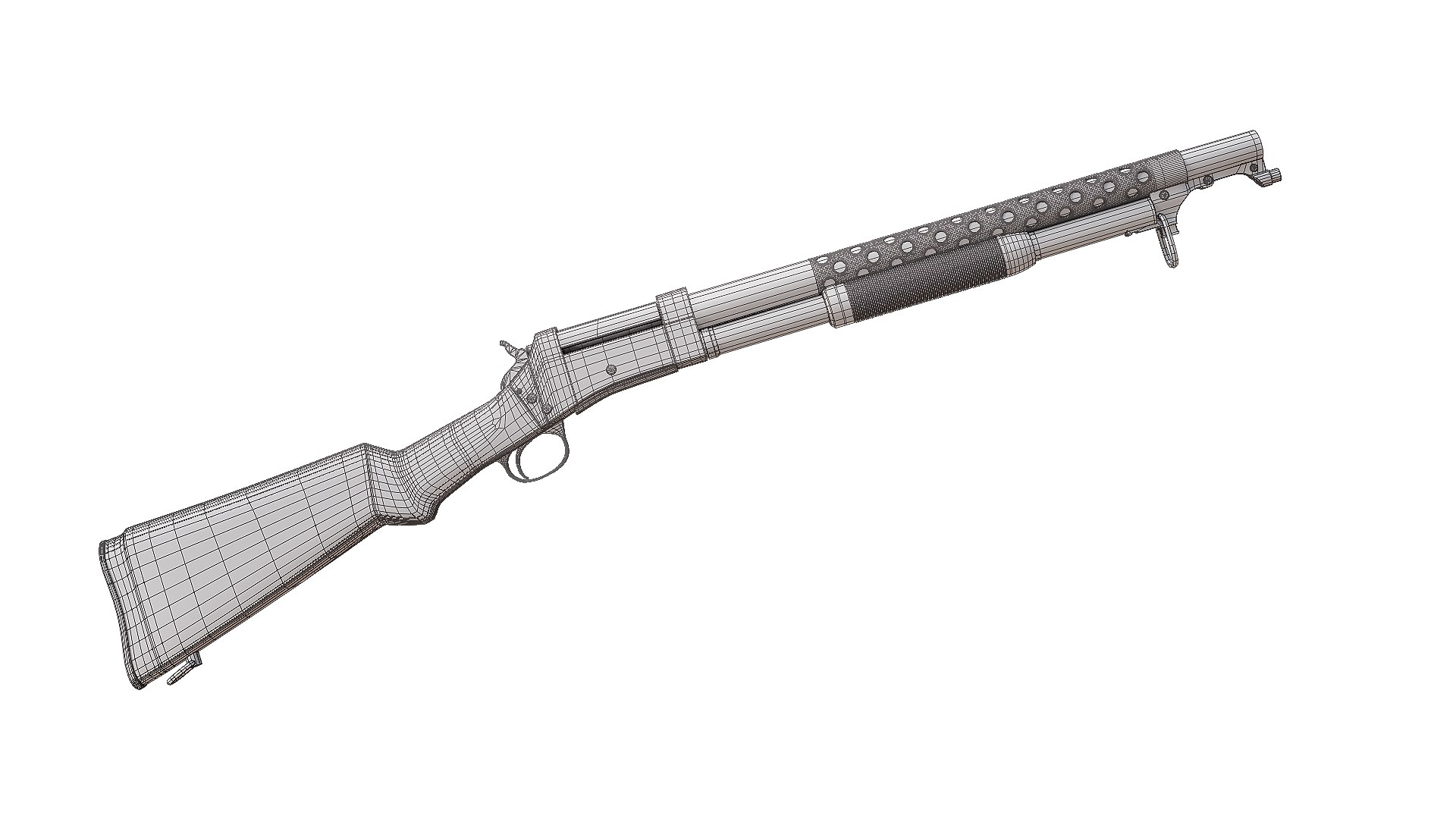 Shotgun 3D Model - TurboSquid 1868054