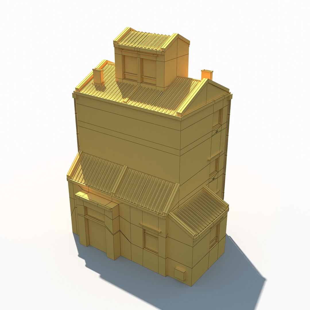 3D Old Buildings Model - TurboSquid 1210173