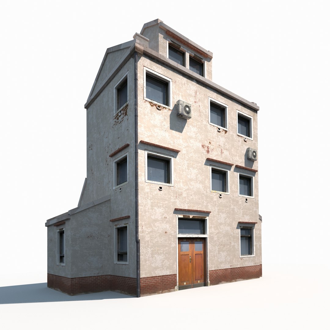 3D Old Buildings Model - TurboSquid 1210173