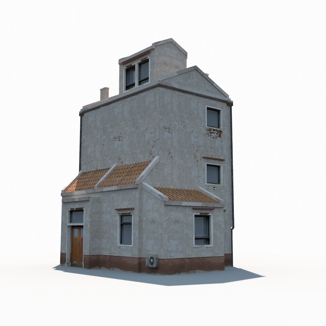 3D Old Buildings Model - TurboSquid 1210173
