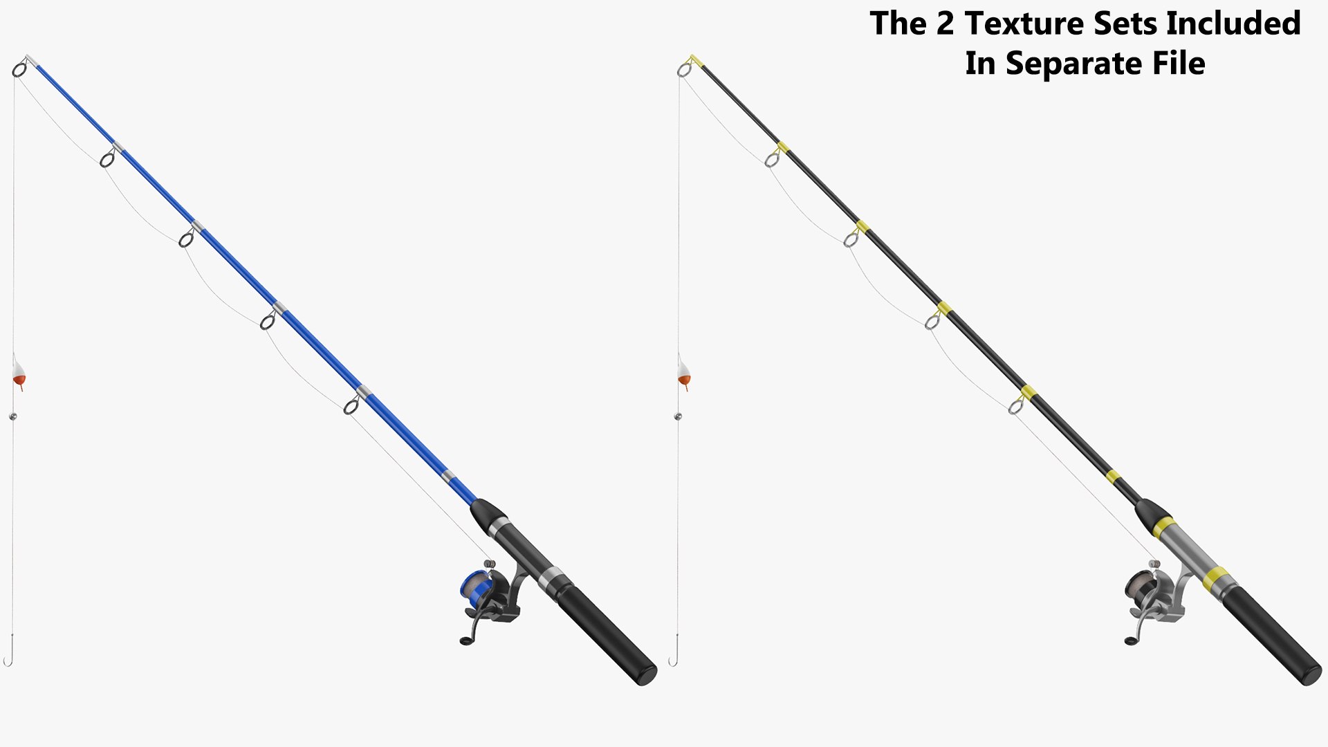Fishing Pole 01 3D - TurboSquid 2116345