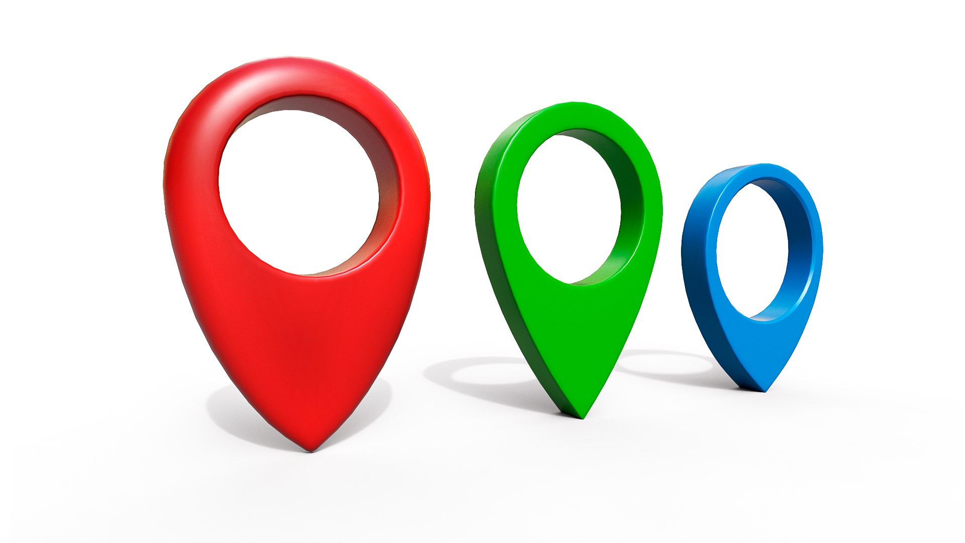 3D Geo Marker Icon - TurboSquid 1848952