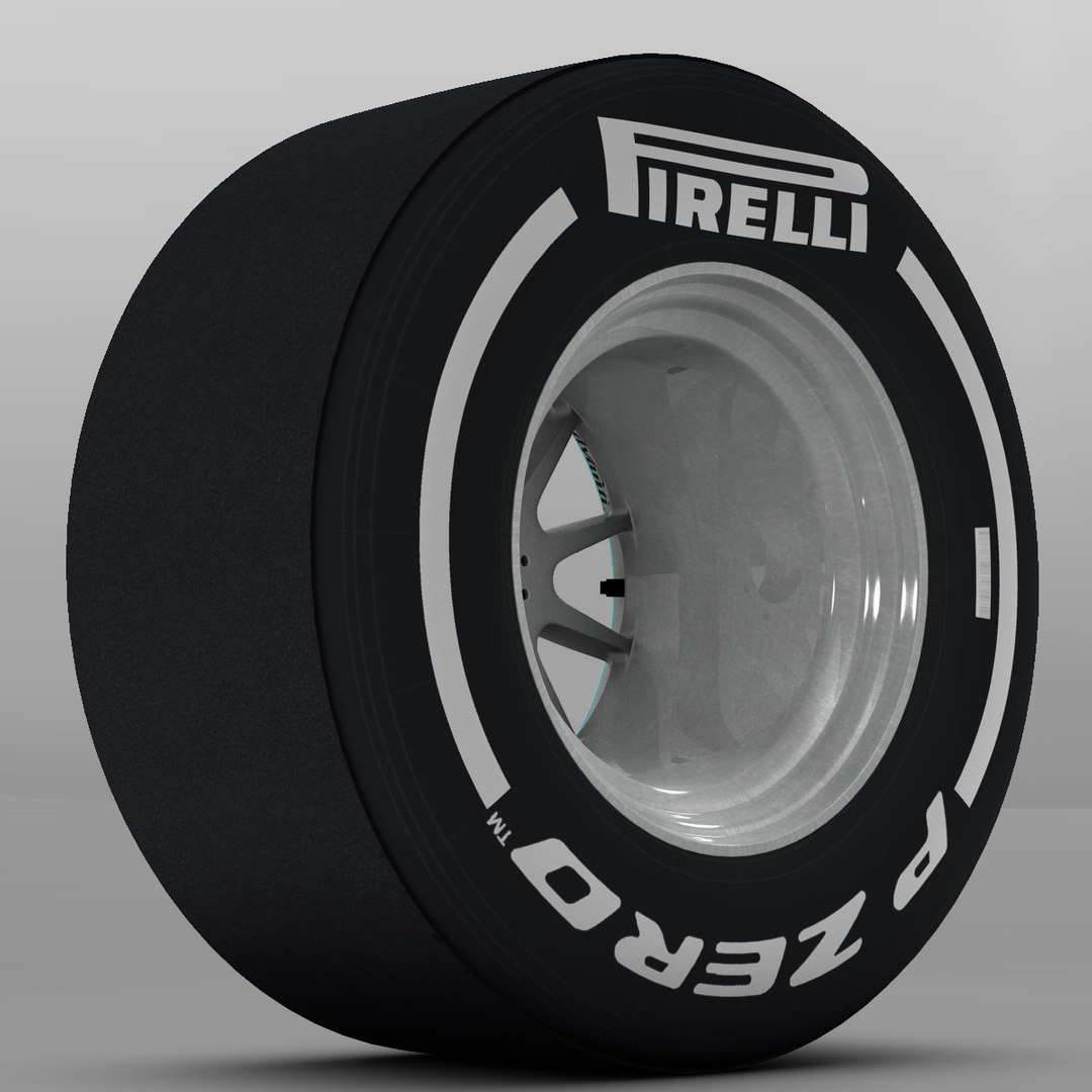 Pirelli Tyre W06 3d Model