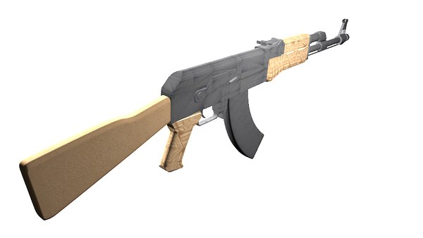 Ak 47 basica model - TurboSquid 1384396