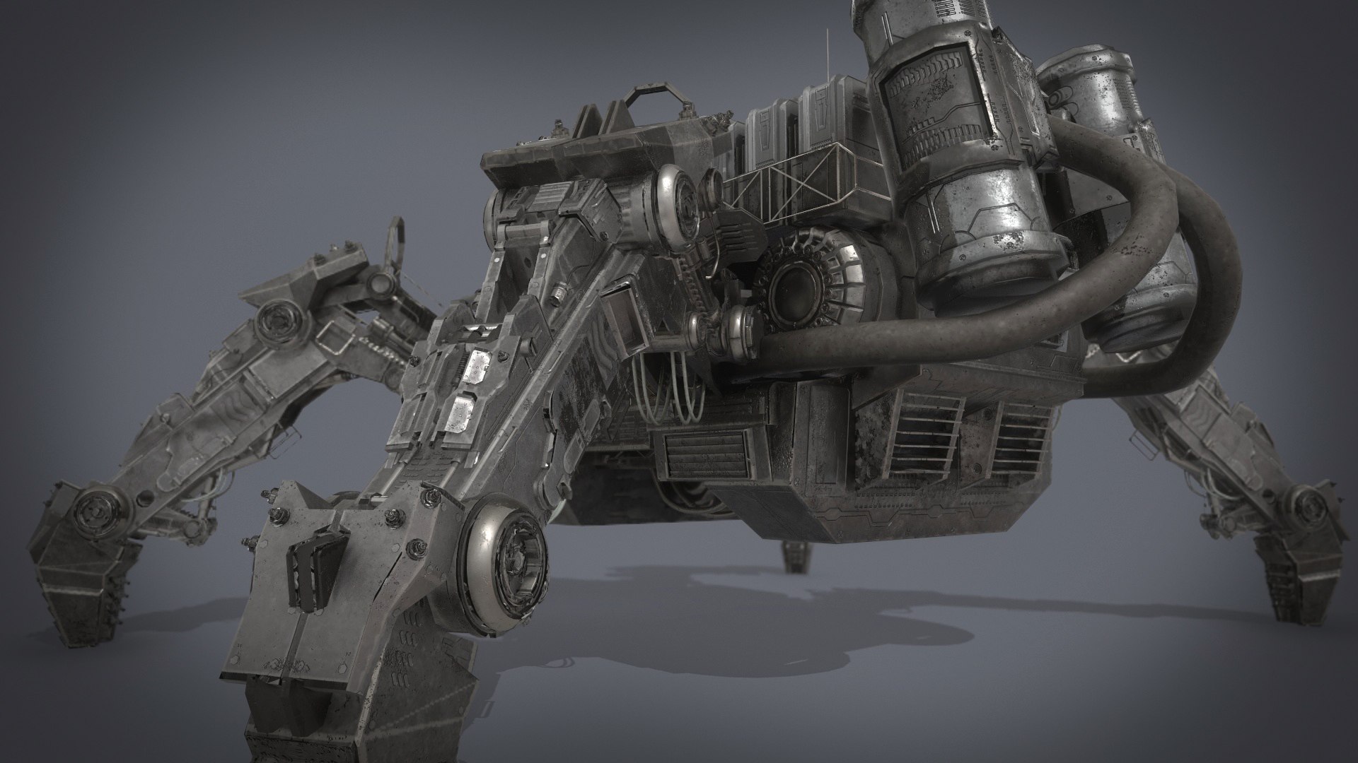 Spider Mech model - TurboSquid 1991051