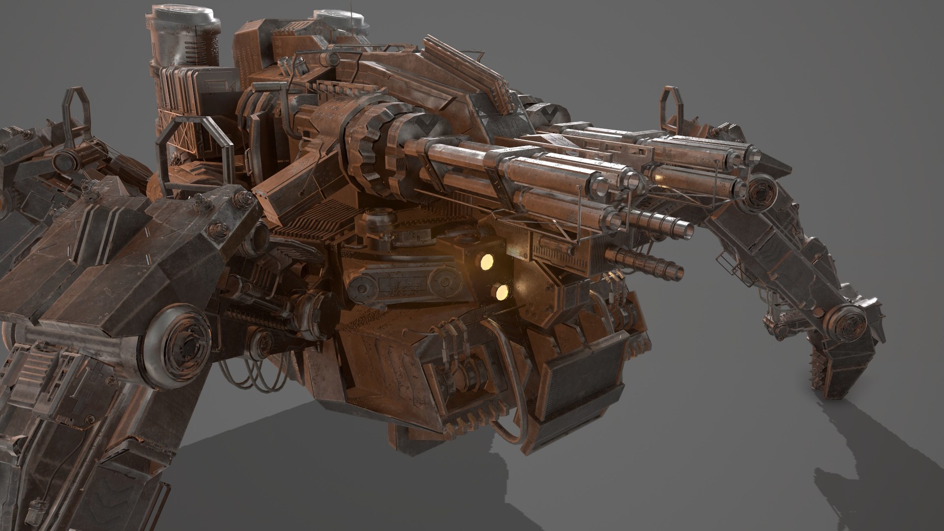 Spider Mech model - TurboSquid 1991051