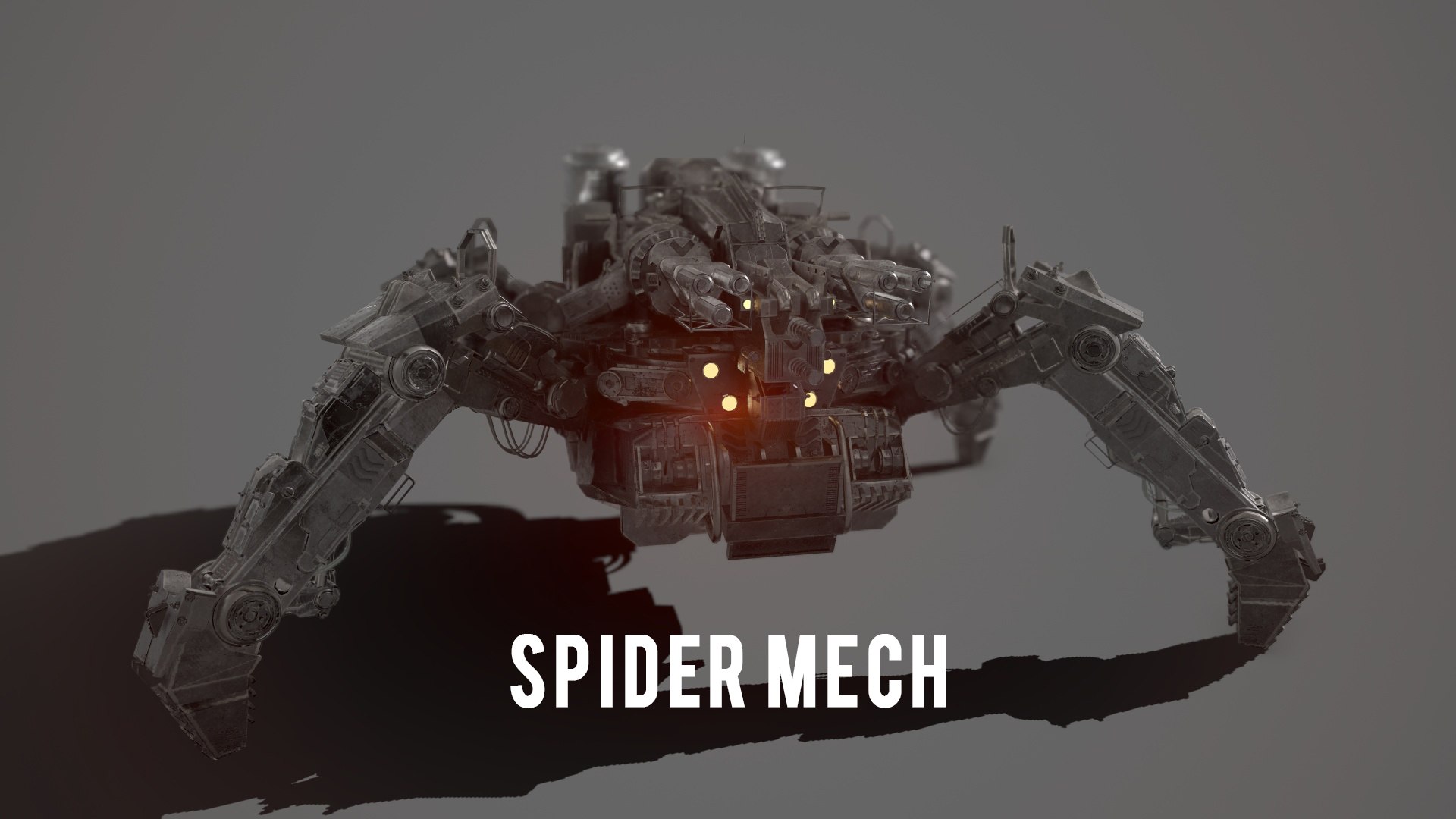 Spider Mech model - TurboSquid 1991051