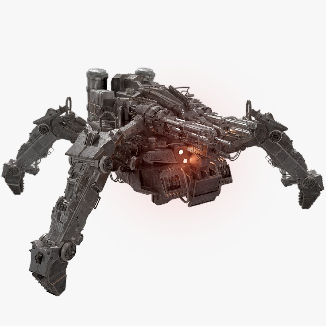 Spider Mech model - TurboSquid 1991051