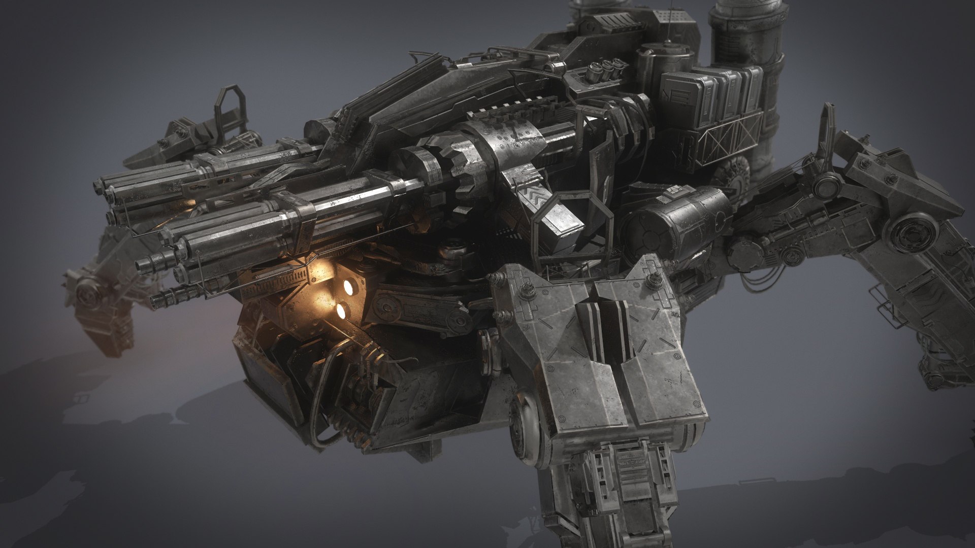 Spider Mech model - TurboSquid 1991051