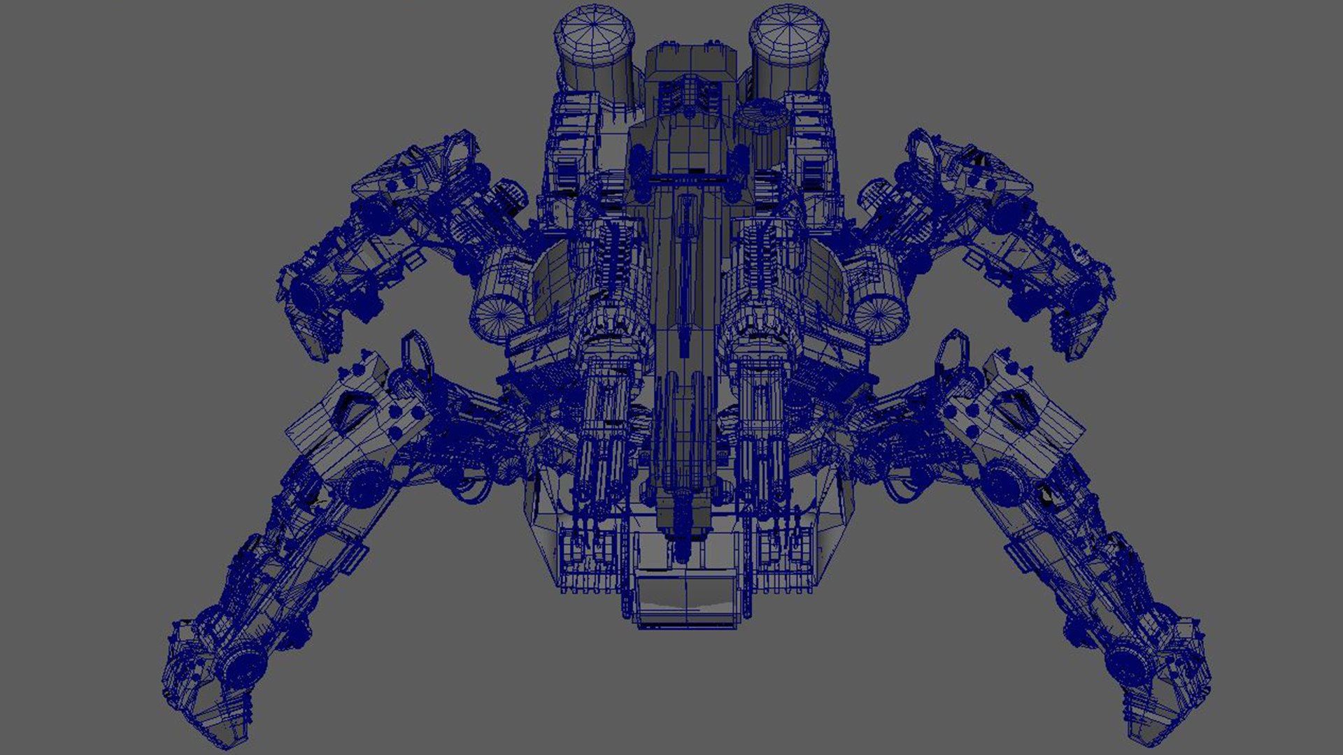 Spider Mech model - TurboSquid 1991051