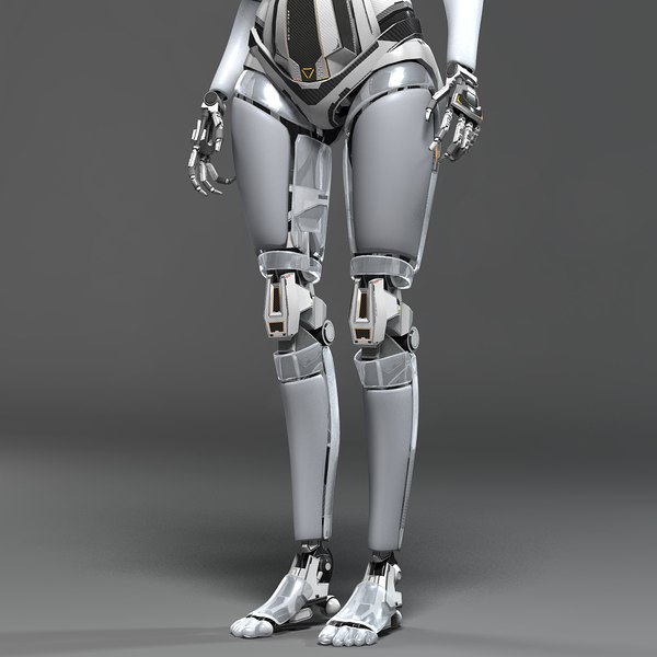 3d model female robot