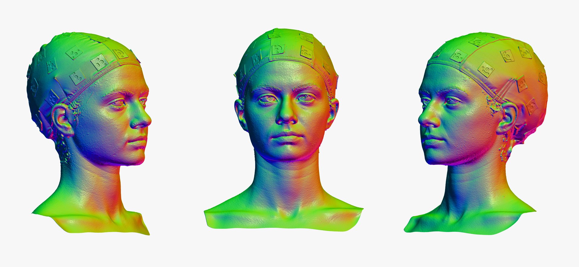 Penelope Human Head Cross Model - TurboSquid 1697097