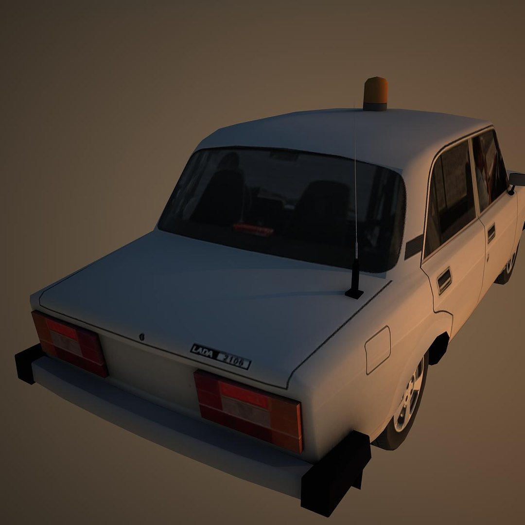 Classic car lada 3D model - TurboSquid 1150595