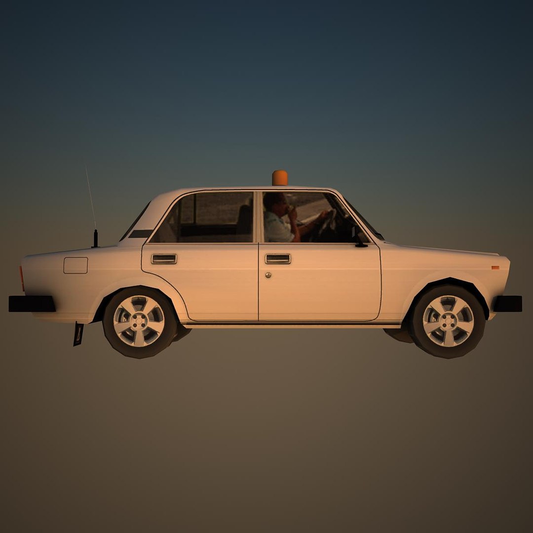 Classic car lada 3D model - TurboSquid 1150595