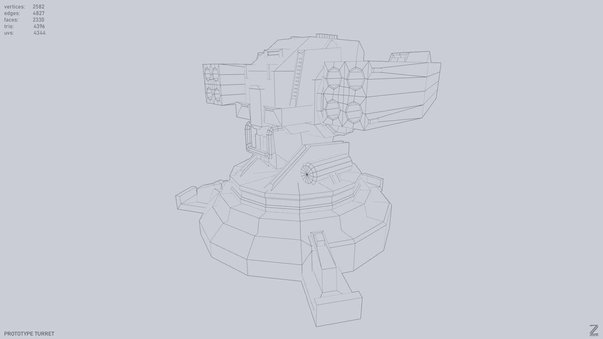 3D Prototype Turret Collection - TurboSquid 2392560