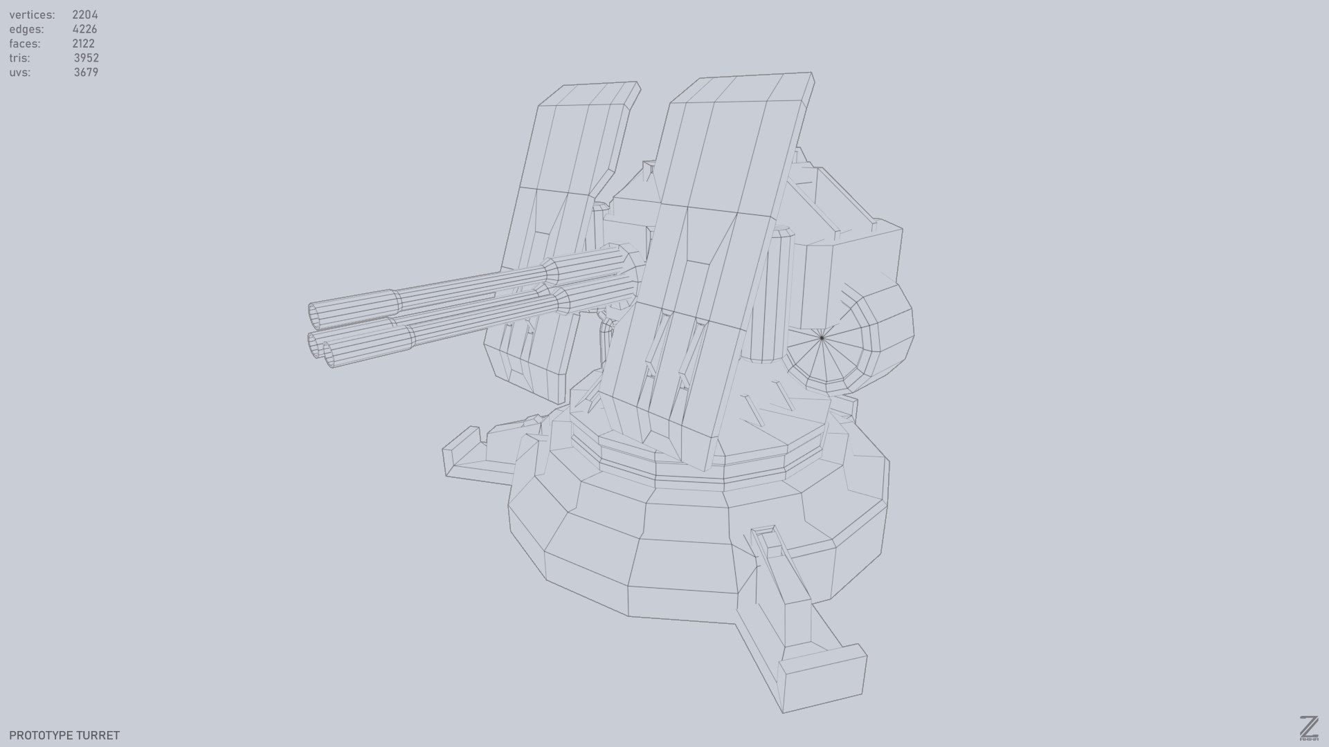 3D Prototype Turret Collection - TurboSquid 2392560