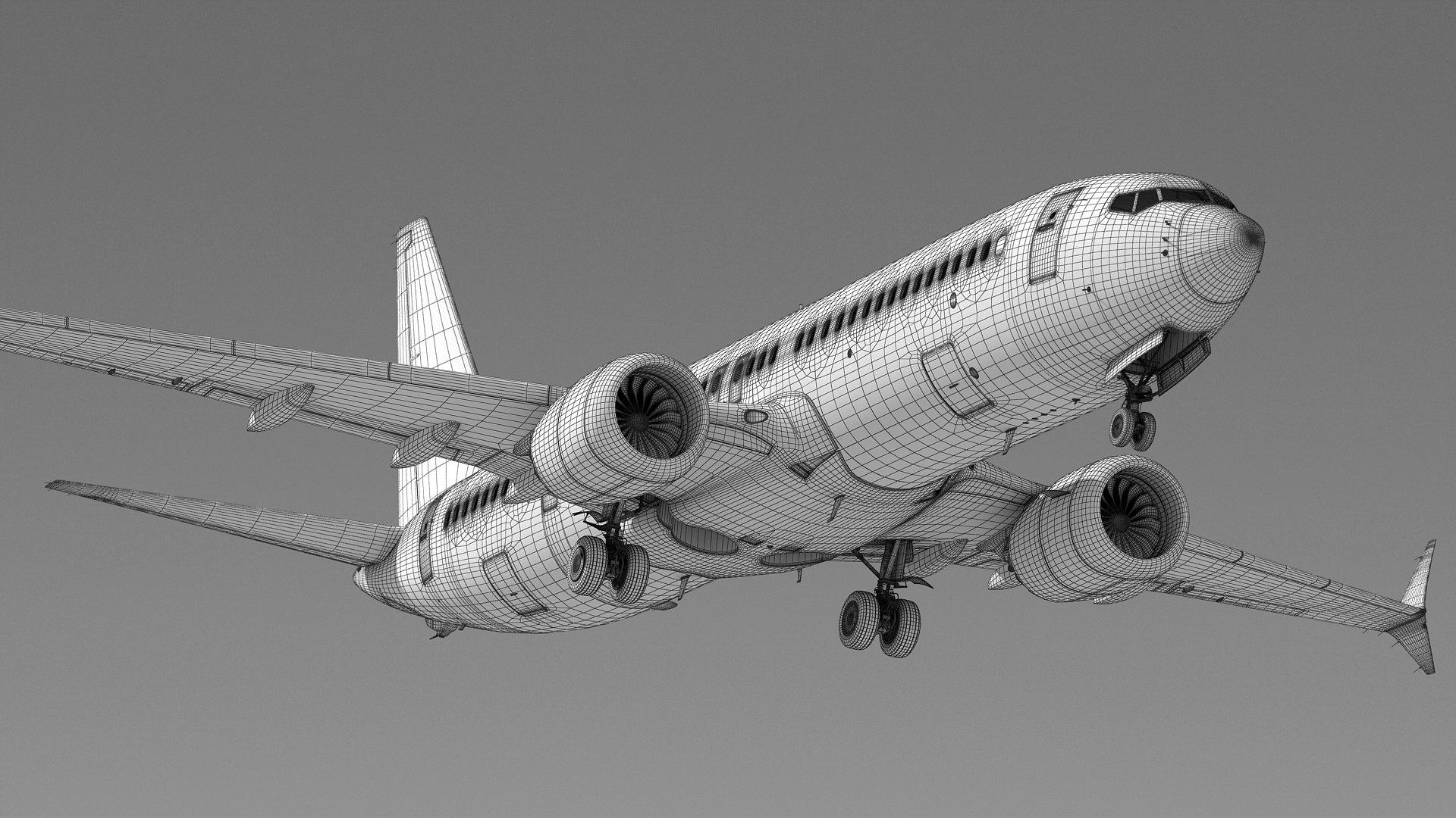 Boeing 737-8 MAX Ryanair model - TurboSquid 1993895
