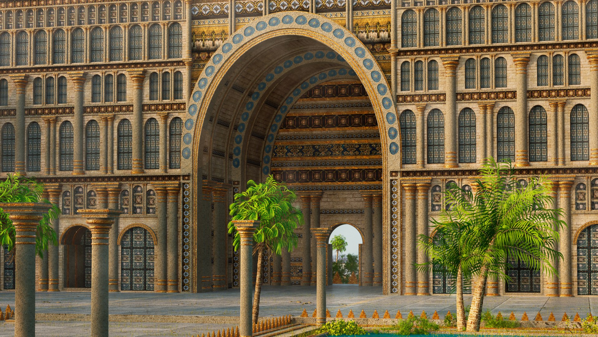 Fantasy Recreation Of Taq Kasra Environment 3D Model - TurboSquid 2260601