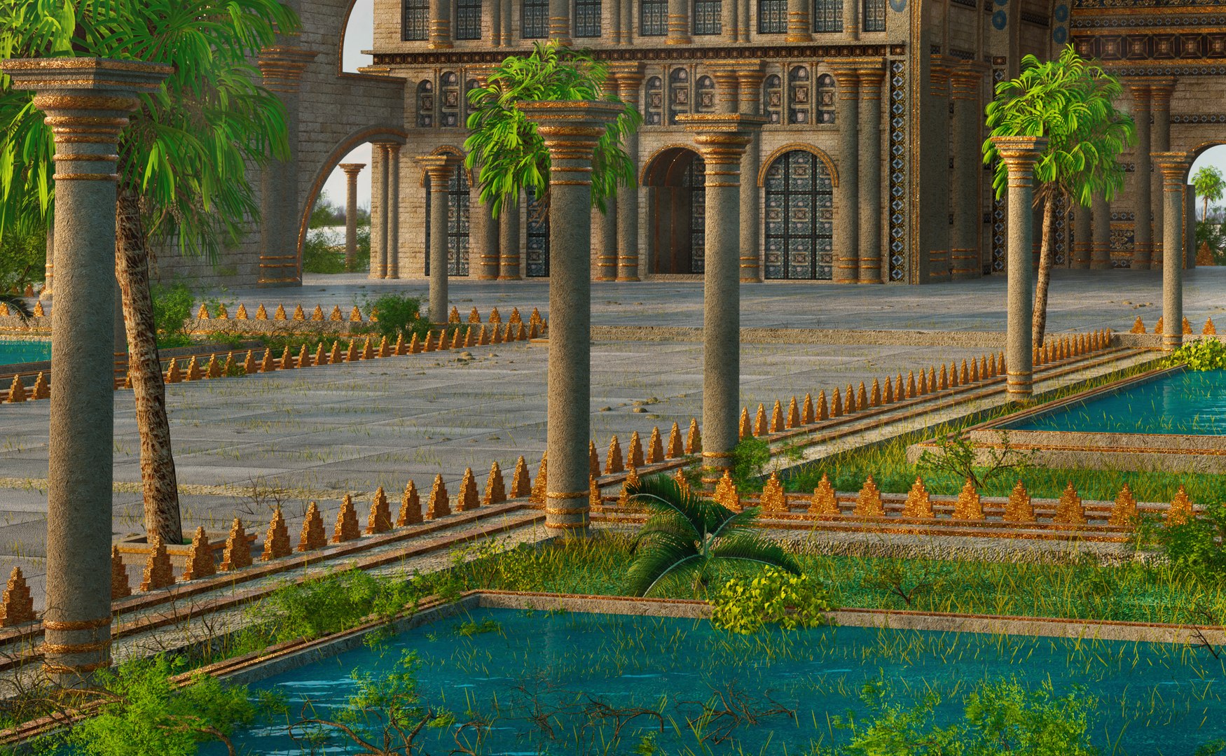 Fantasy Recreation Of Taq Kasra Environment 3D Model - TurboSquid 2260601