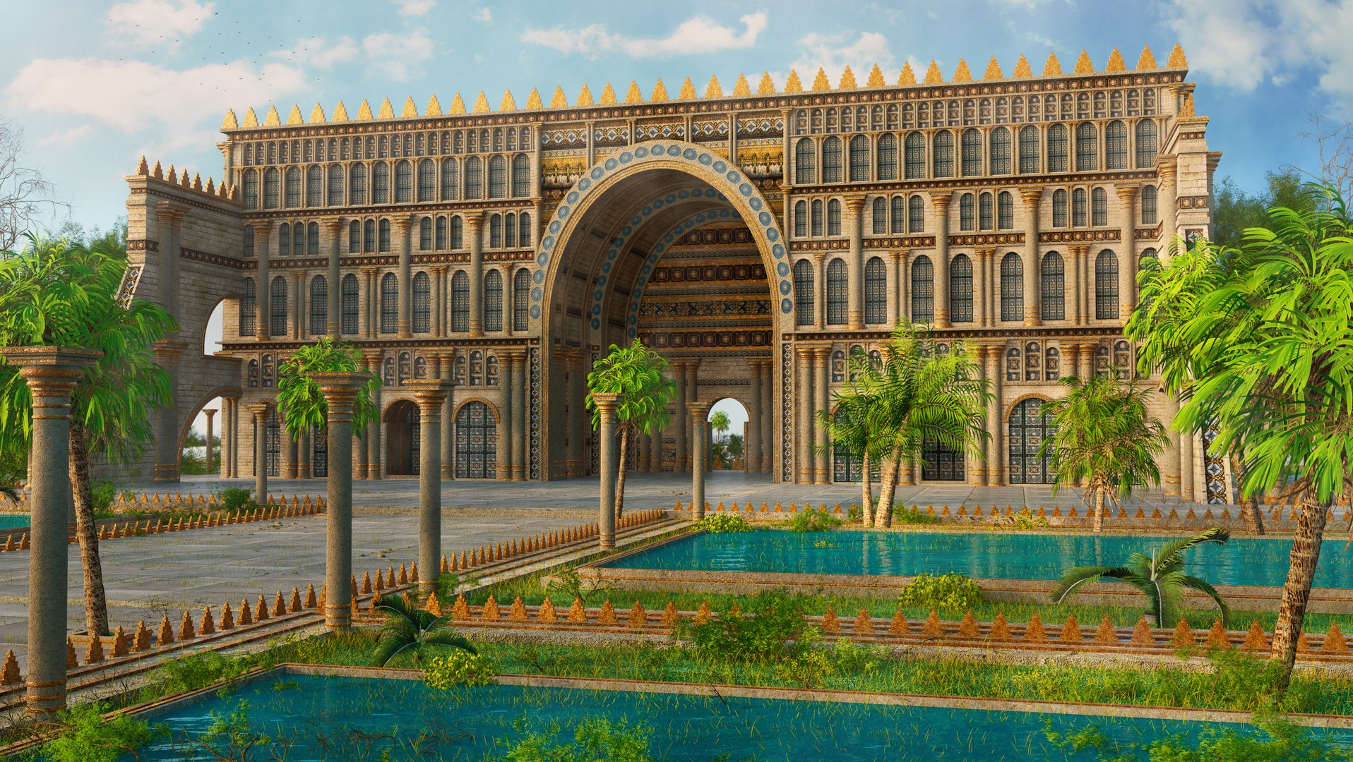 Fantasy Recreation Of Taq Kasra Environment 3D Model - TurboSquid 2260601