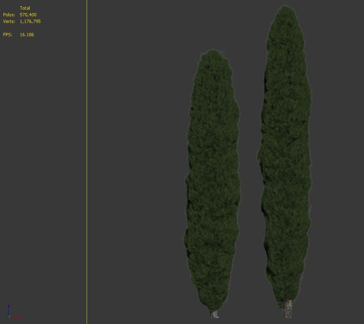 Italian Cypress 05 3D Model - TurboSquid 1933532