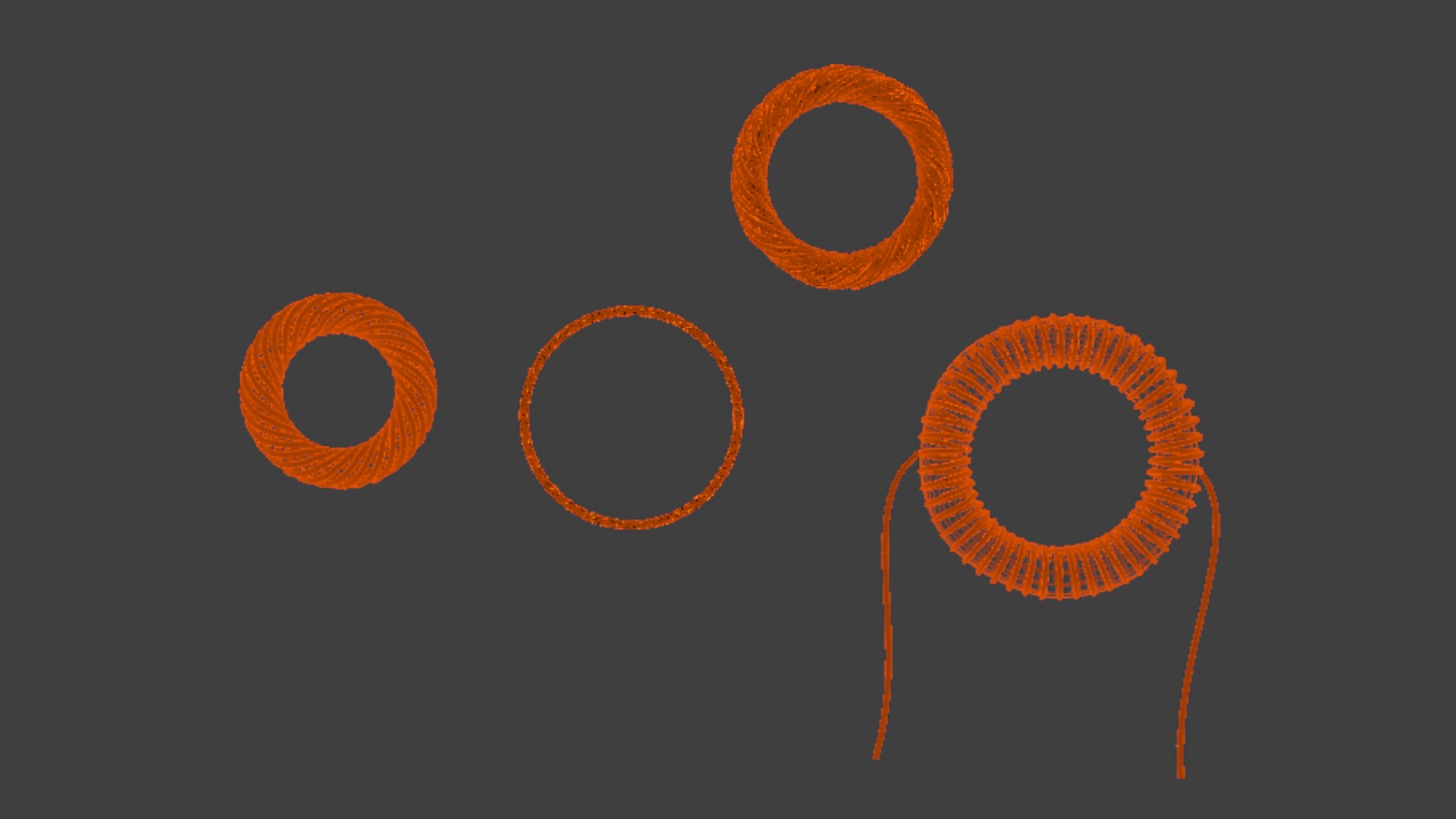 Copper Coils Model - TurboSquid 2237401