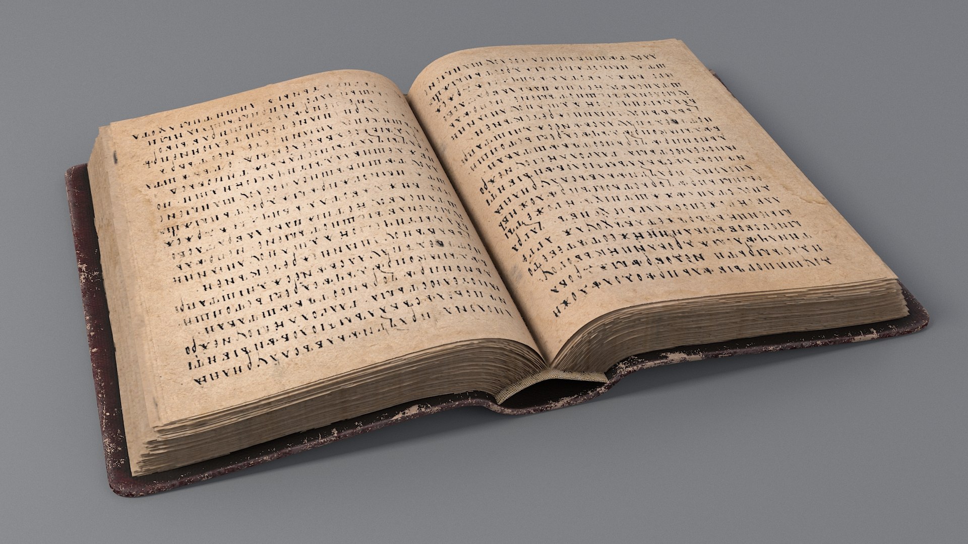 3d Model Old Book Bible