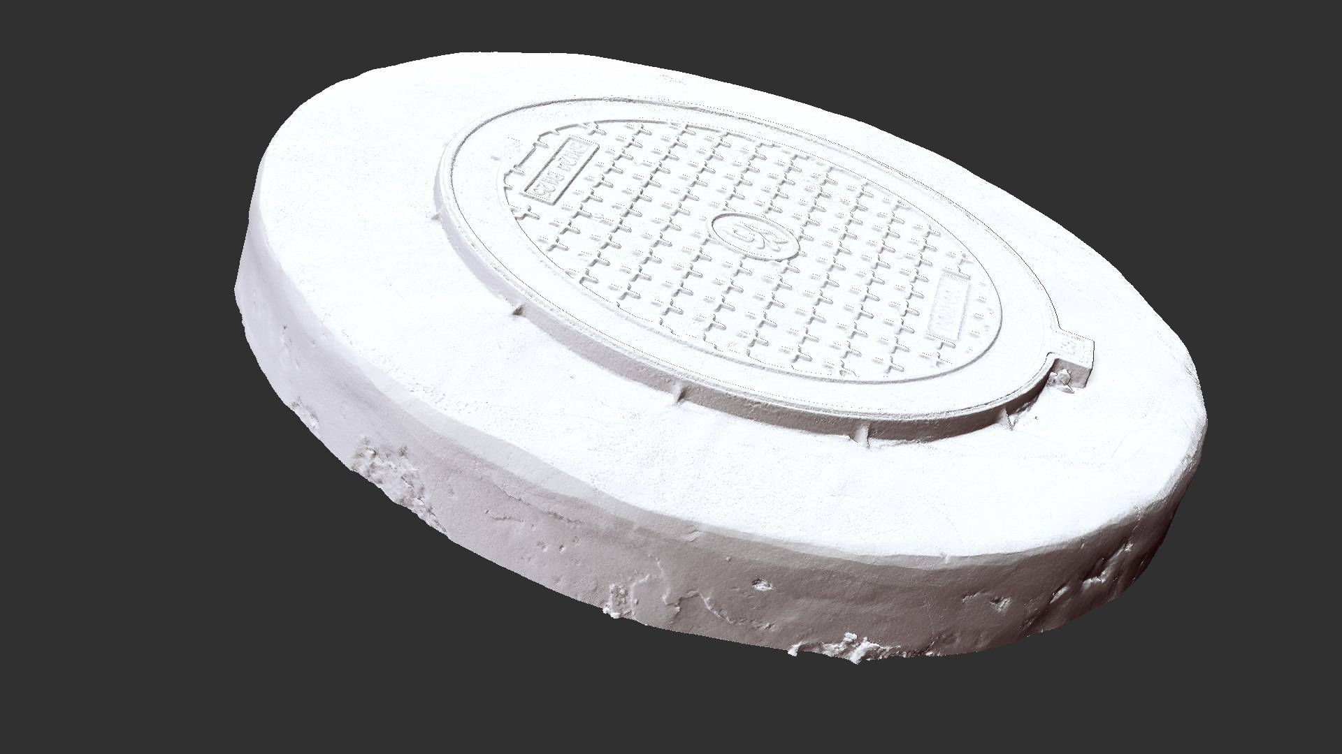 3D Model 3D Scan Of Manhole Cover - TurboSquid 2132357