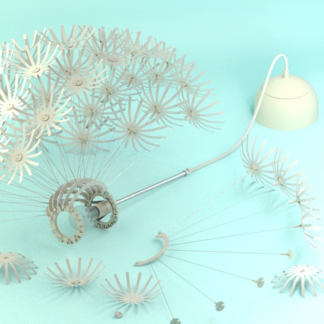 3d Ikea Maskros Lamp Light