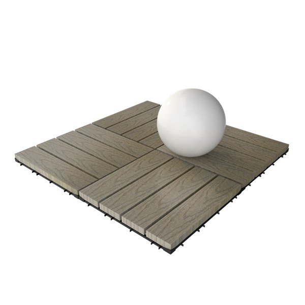 3d model of 12 wooden deck collections