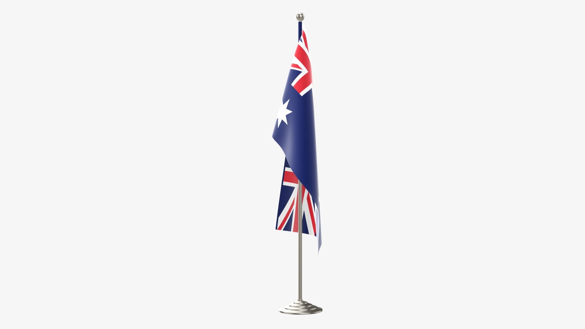 Decorative desk flag 3D model - TurboSquid 1697849