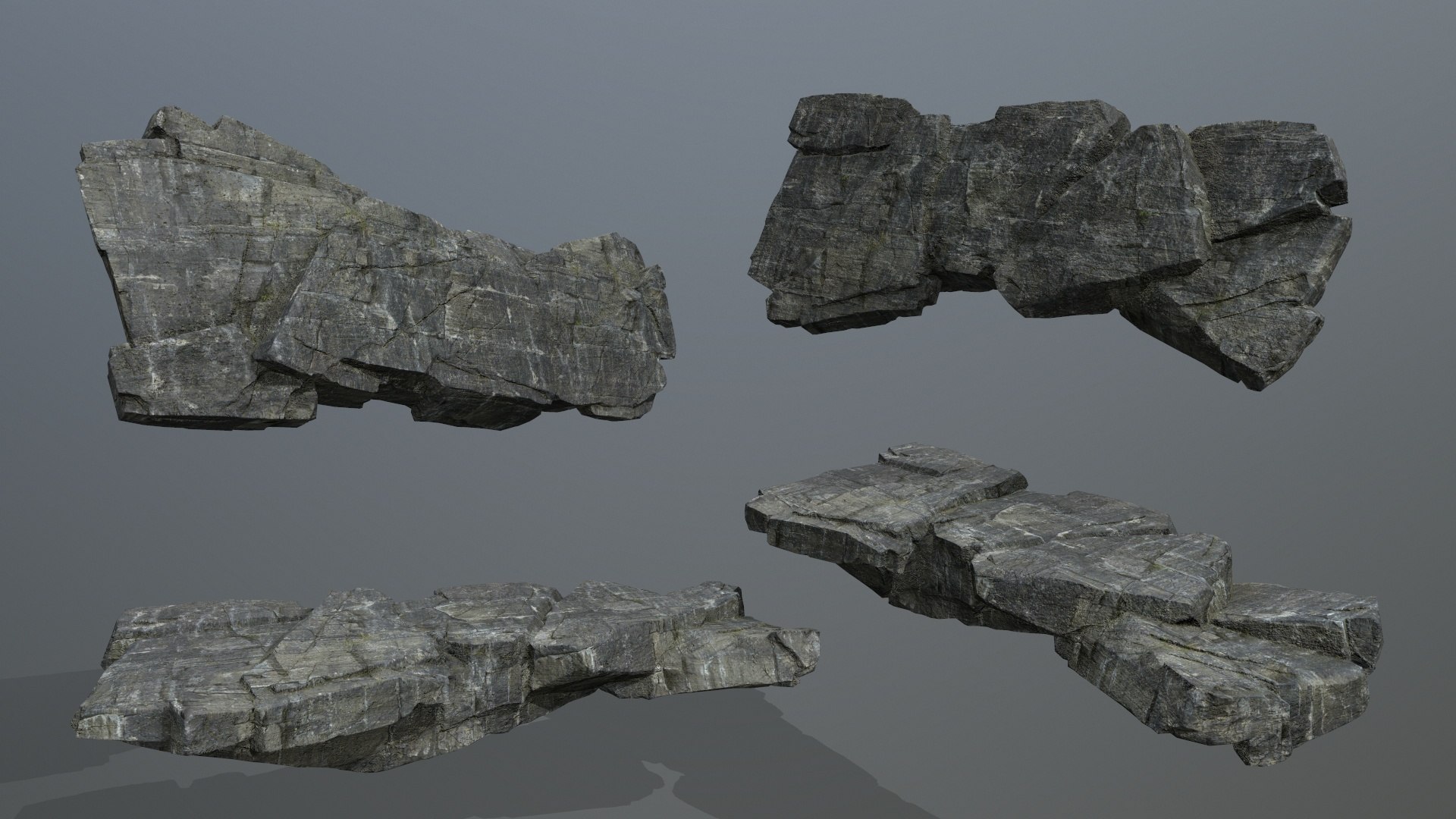 Cliff rocks 3D model - TurboSquid 2102573