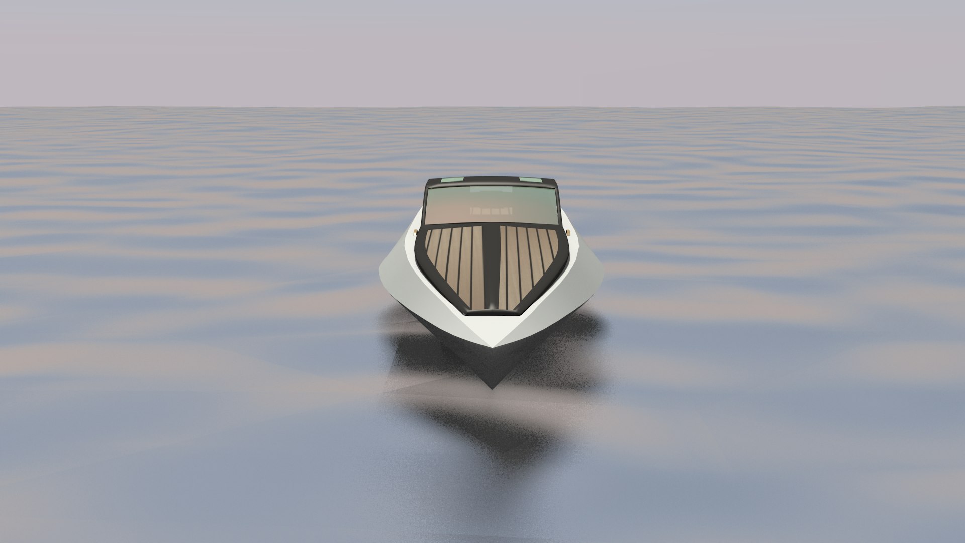 3d Model Concept Speedboat