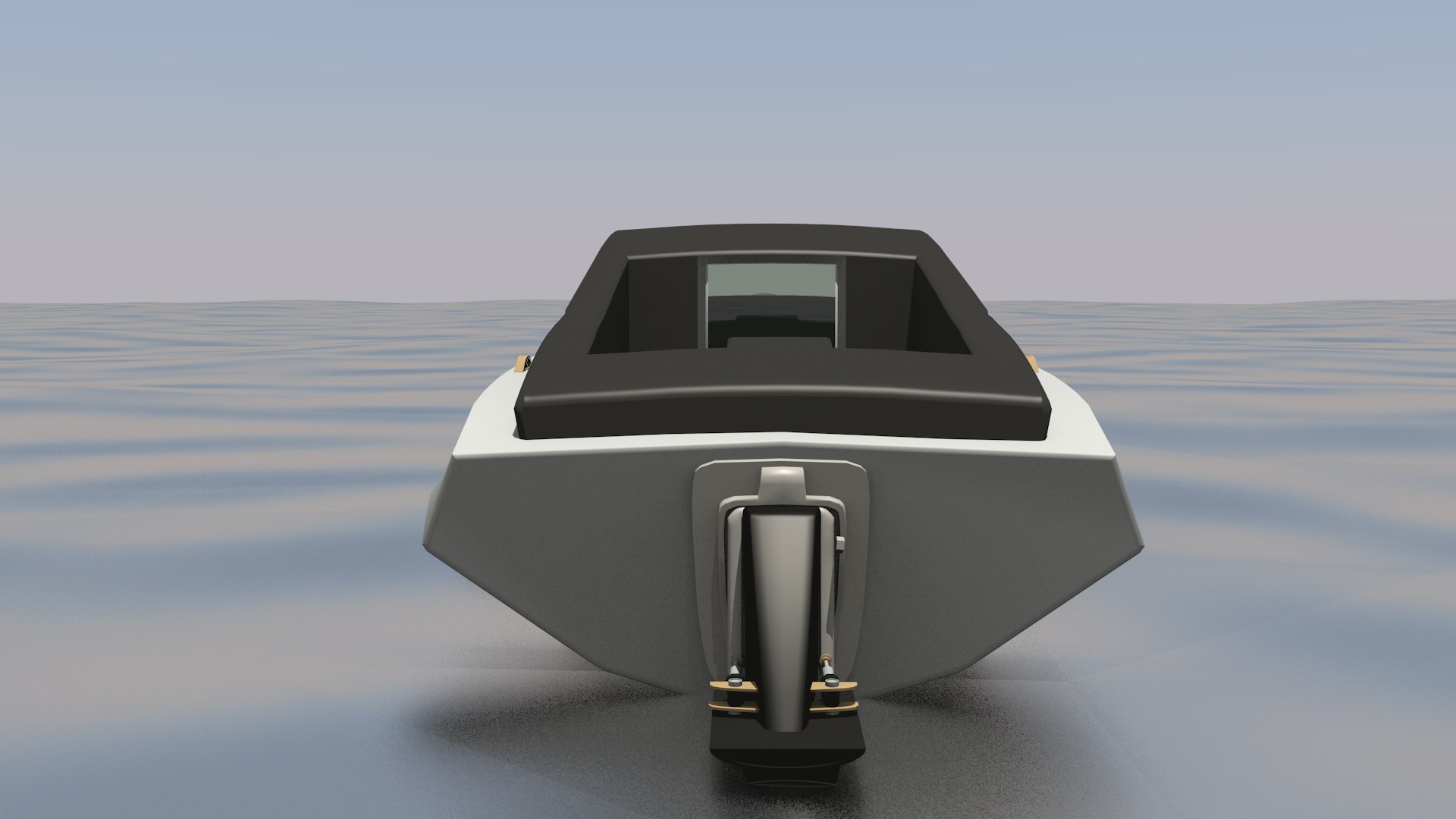 3d Model Concept Speedboat