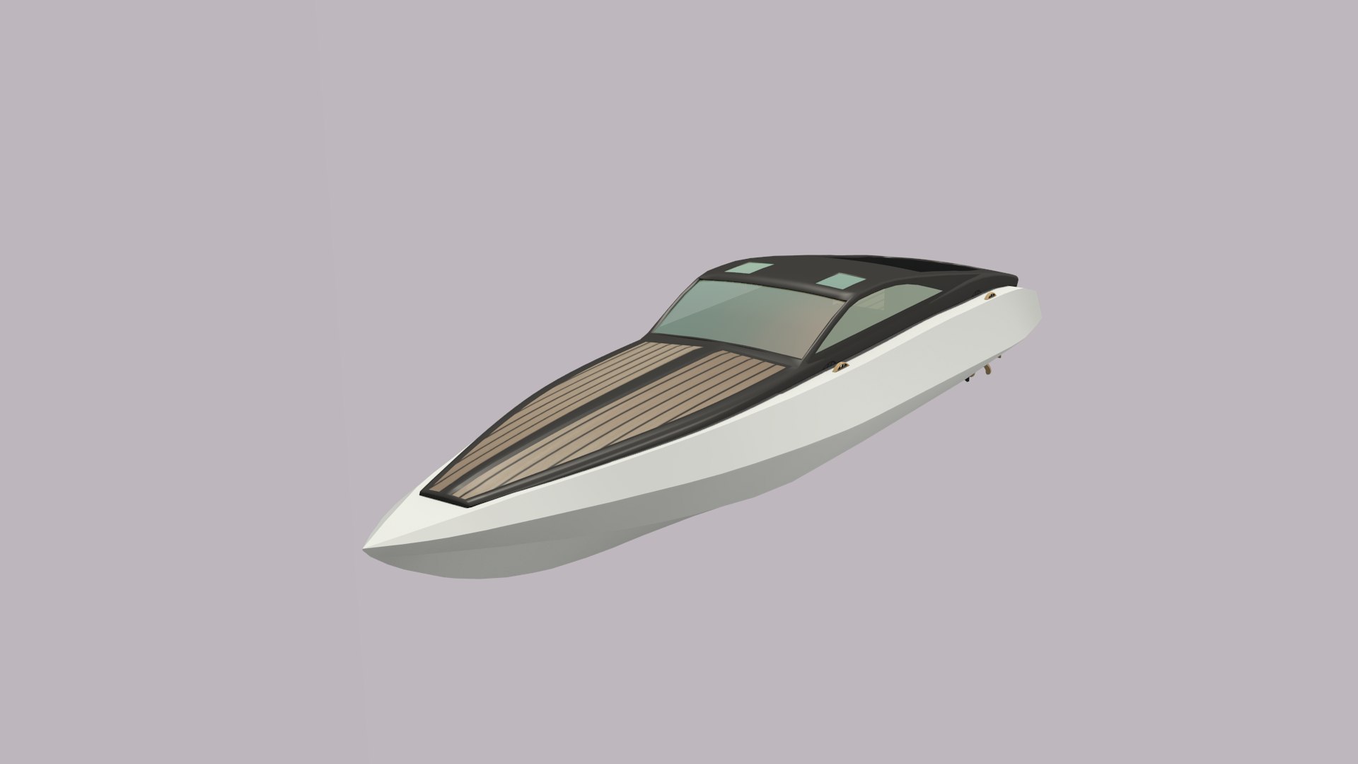 3d Model Concept Speedboat